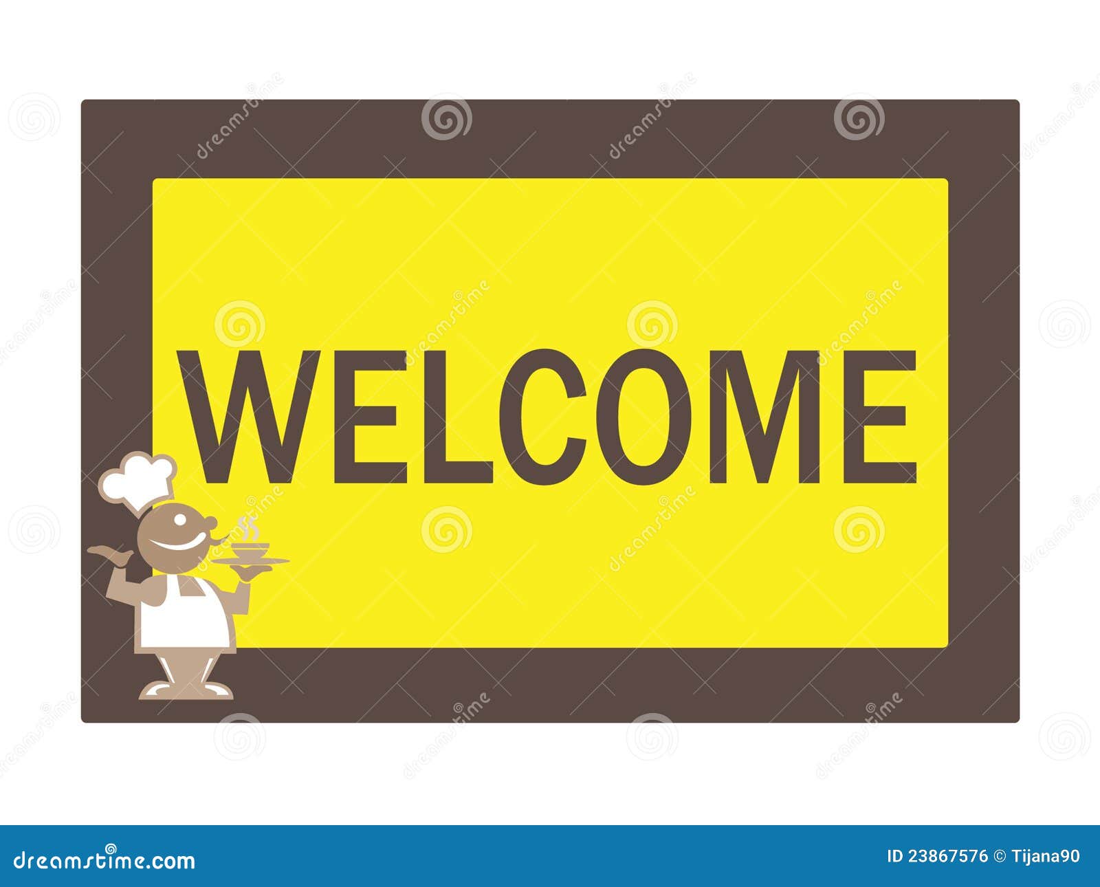 Welcome stock illustration. Illustration of element, flowers - 23867576
