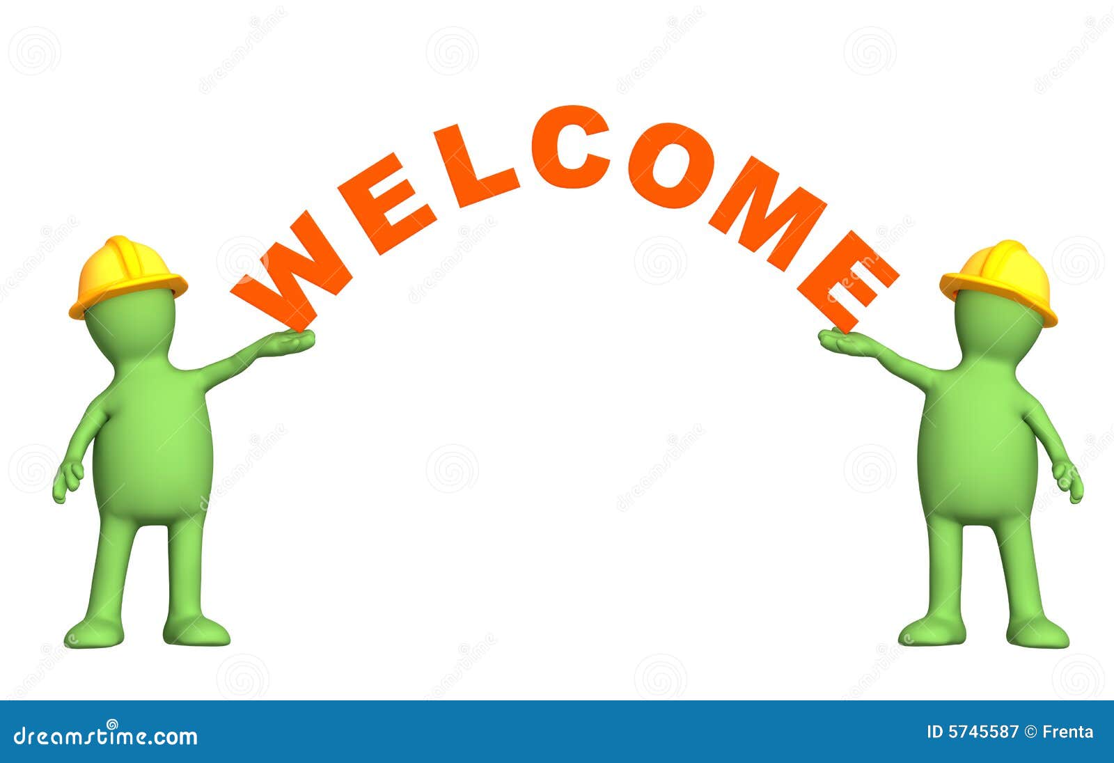 Welcome stock illustration. Illustration of build, occupation - 5745587