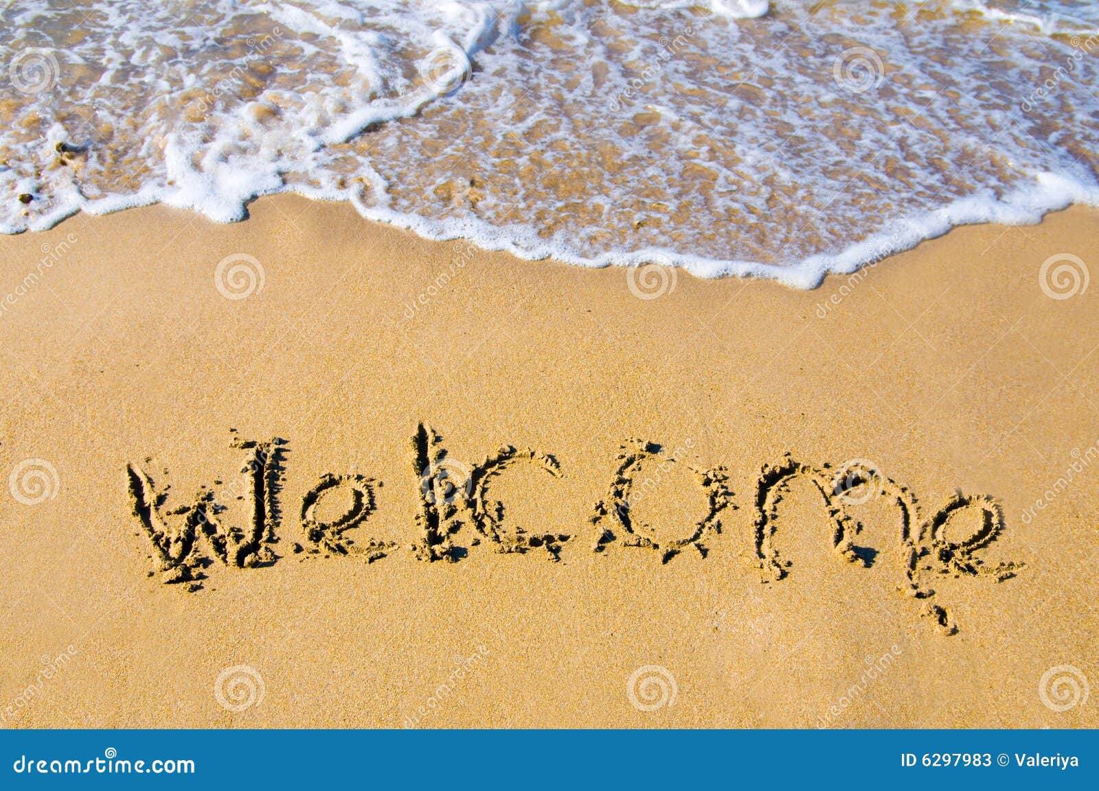 Welcome stock image. Image of paradise, conceptual, handwriting - 6297983
