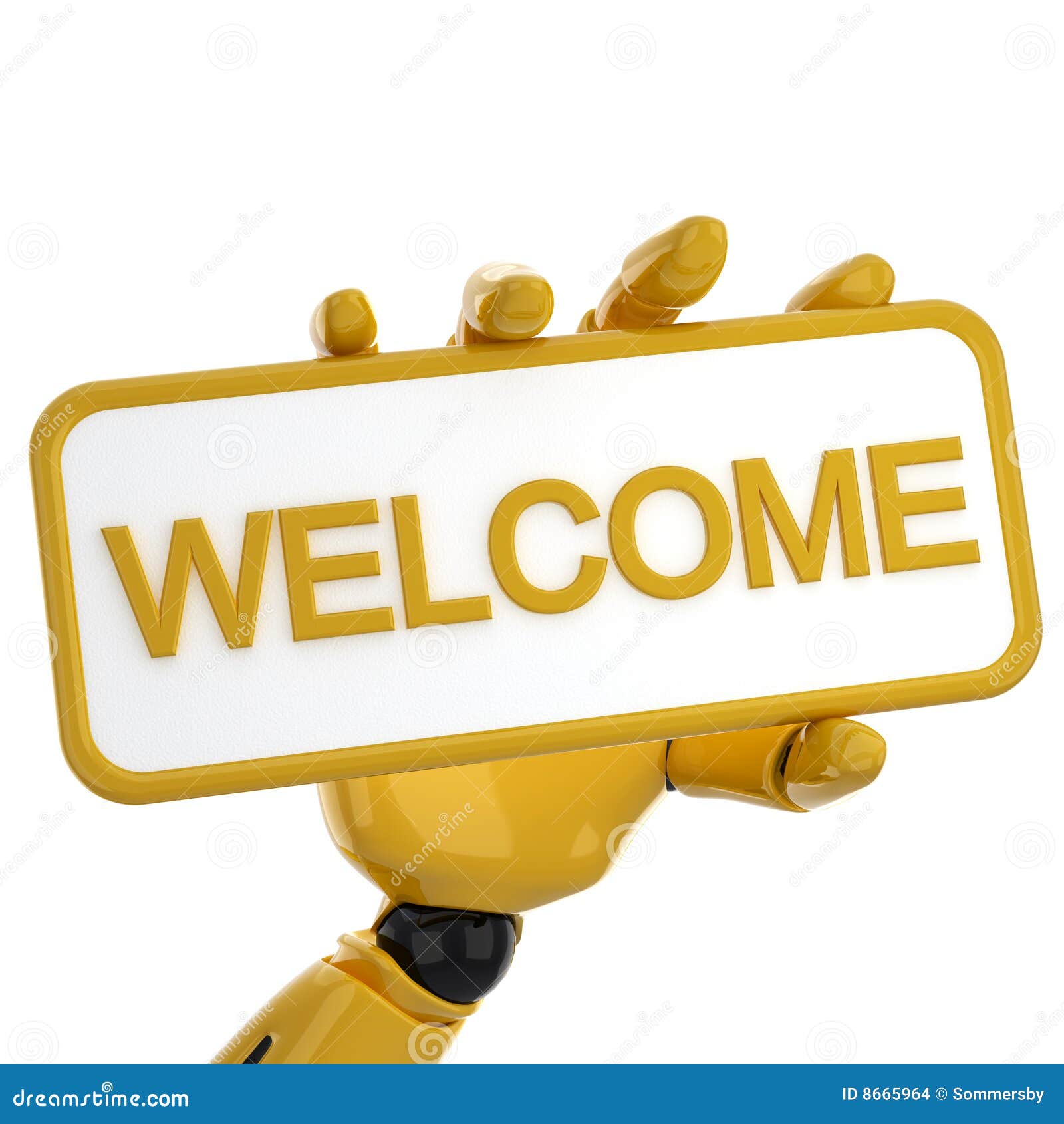 Welcome stock illustration. Illustration of isolated, home - 8665964