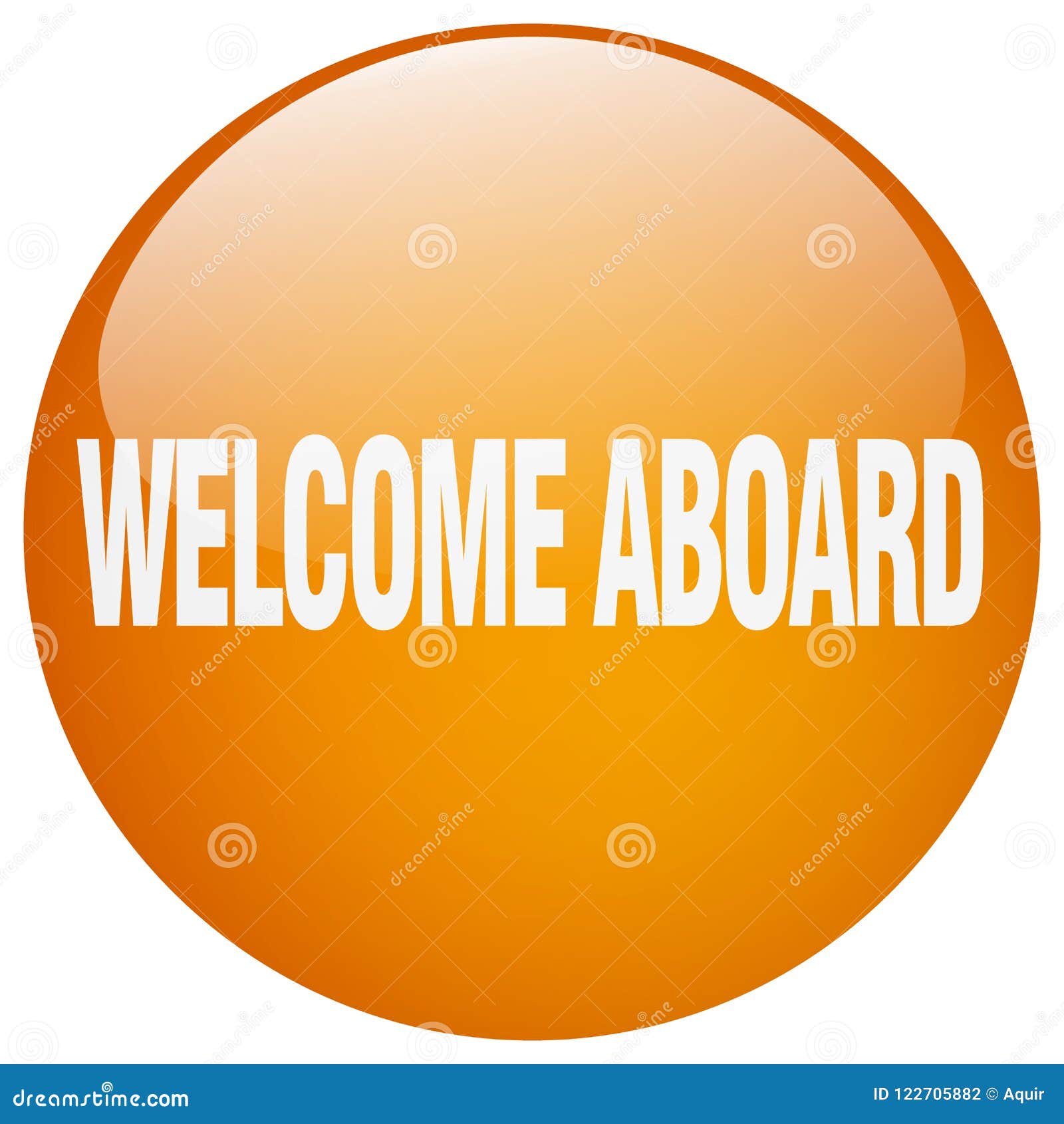 Welcome aboard button stock vector. Illustration of design - 122705882