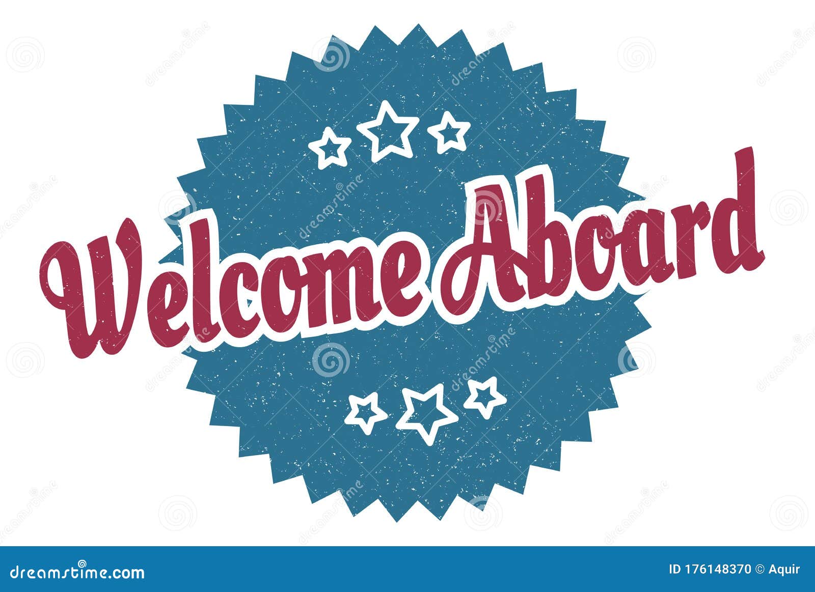 Welcome Aboard Sign. Welcome Aboard Vintage Retro Label Stock Vector ...
