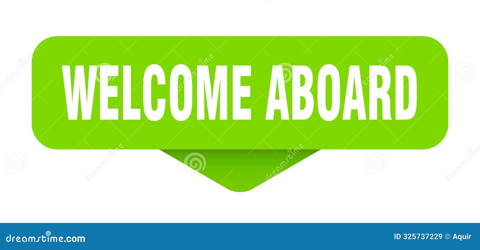 Welcome Aboard Sticker. Welcome Aboard Sign on Transparent Background ...