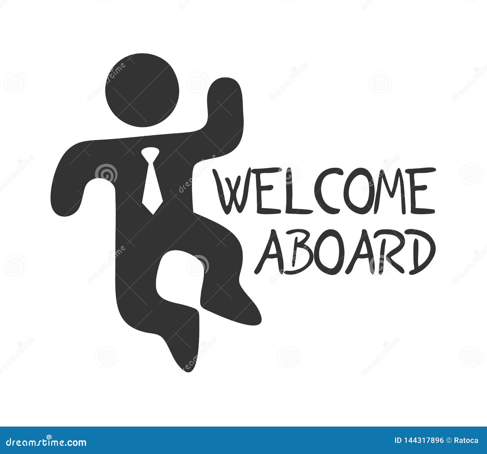 Welcome Aboard Symbol Vector Illustration | CartoonDealer.com #144317896