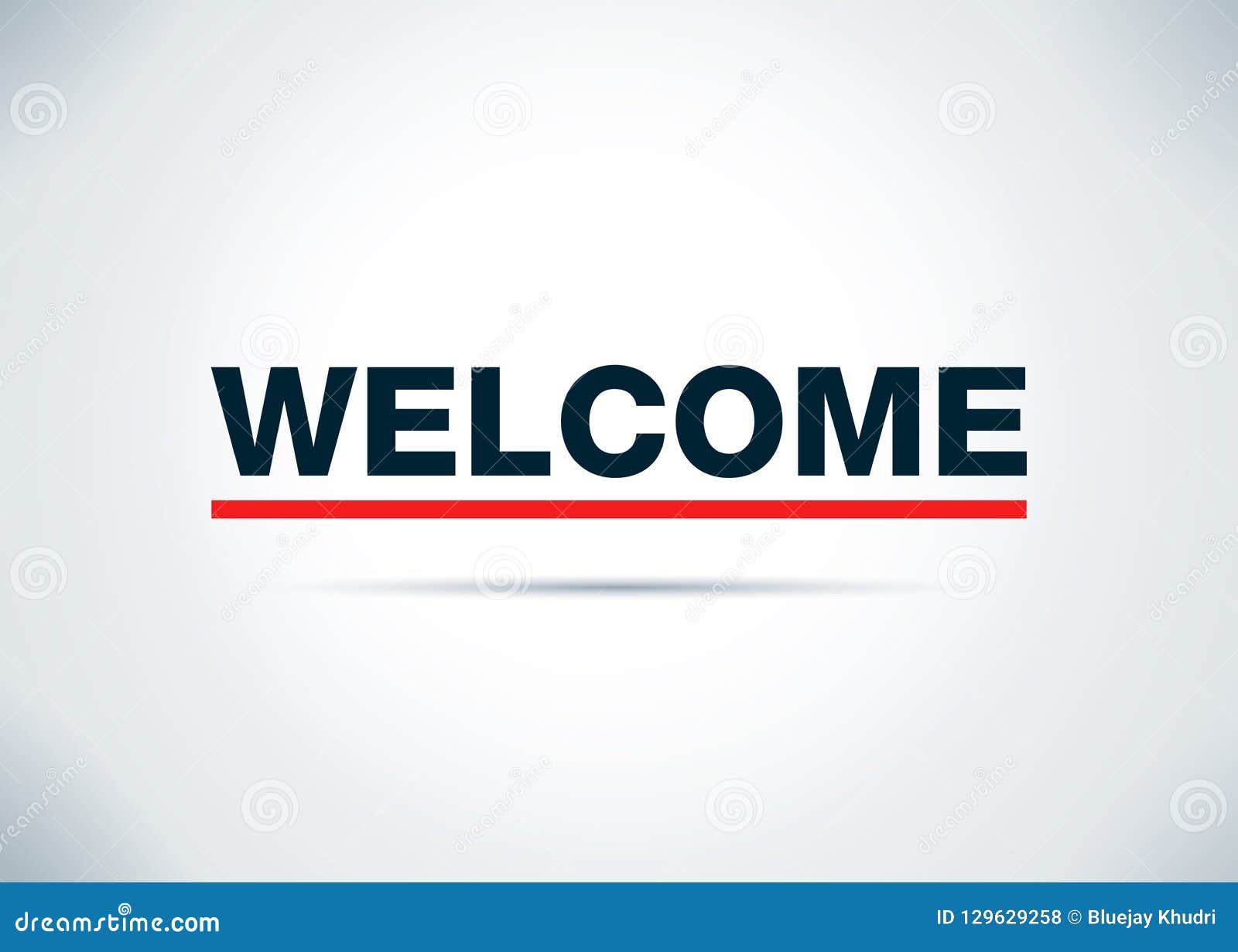 Welcome Abstract Digital Banner Yellow Background Royalty-Free Stock ...