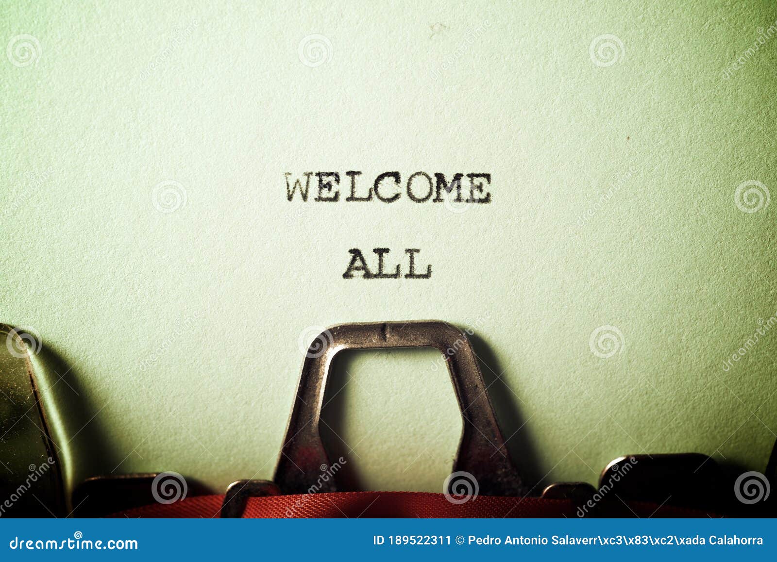 Welcome all concept view stock image. Image of event - 189522311