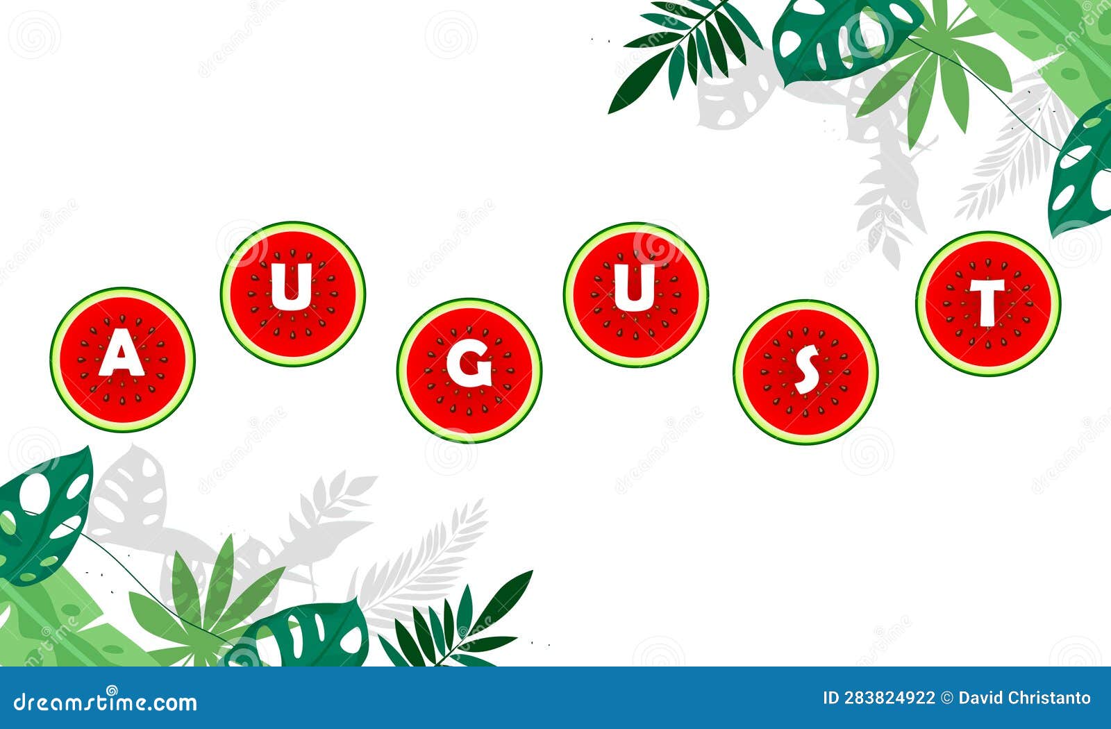 Welcome August Illustration Stock Vector - Illustration of font, print ...