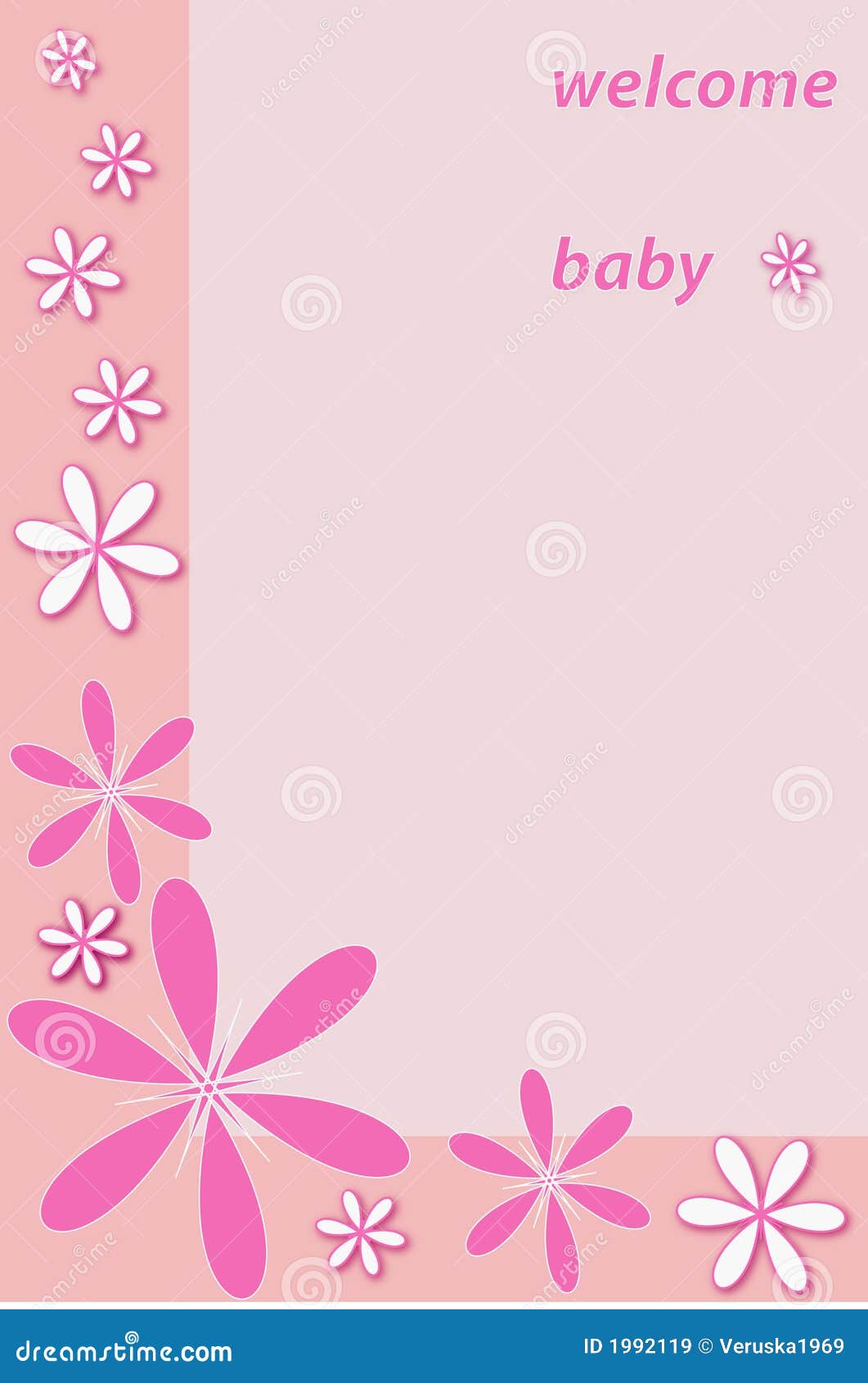 Welcome baby stock illustration. Illustration of isolated - 1992119