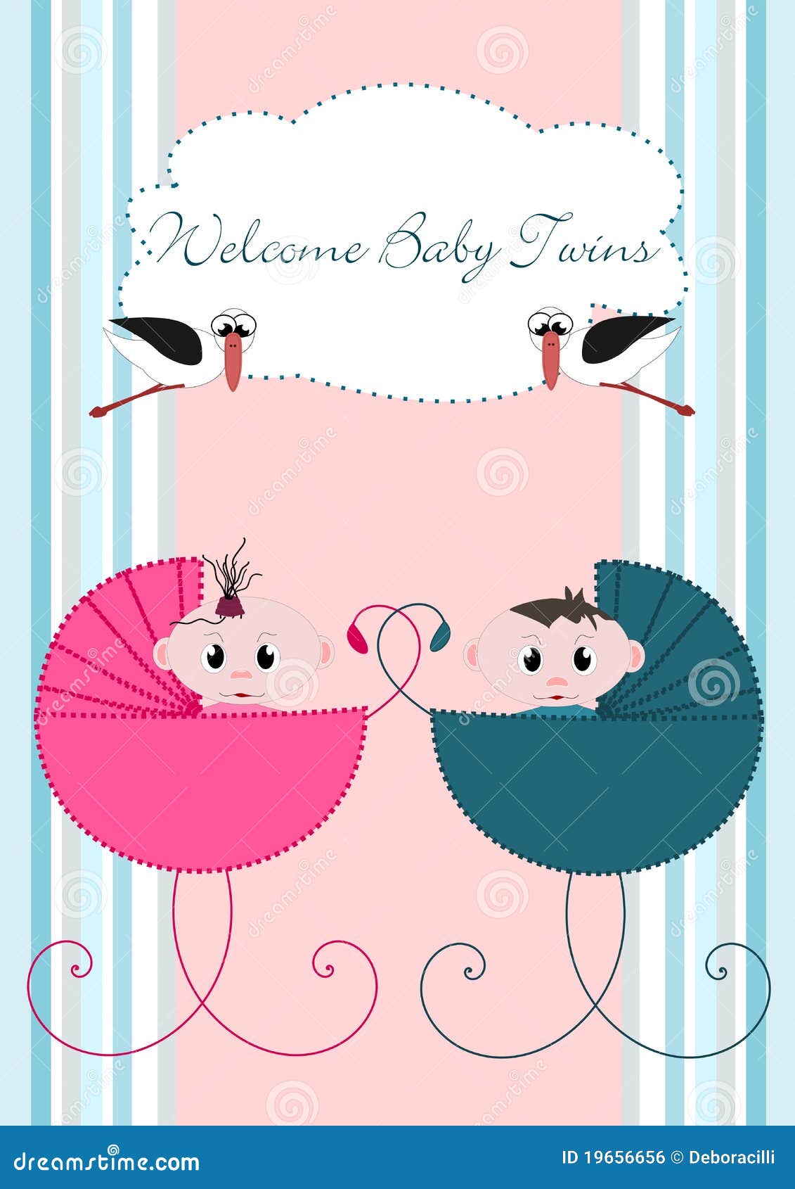Welcome Babys stock vector. Illustration of card, greeting - 19656656