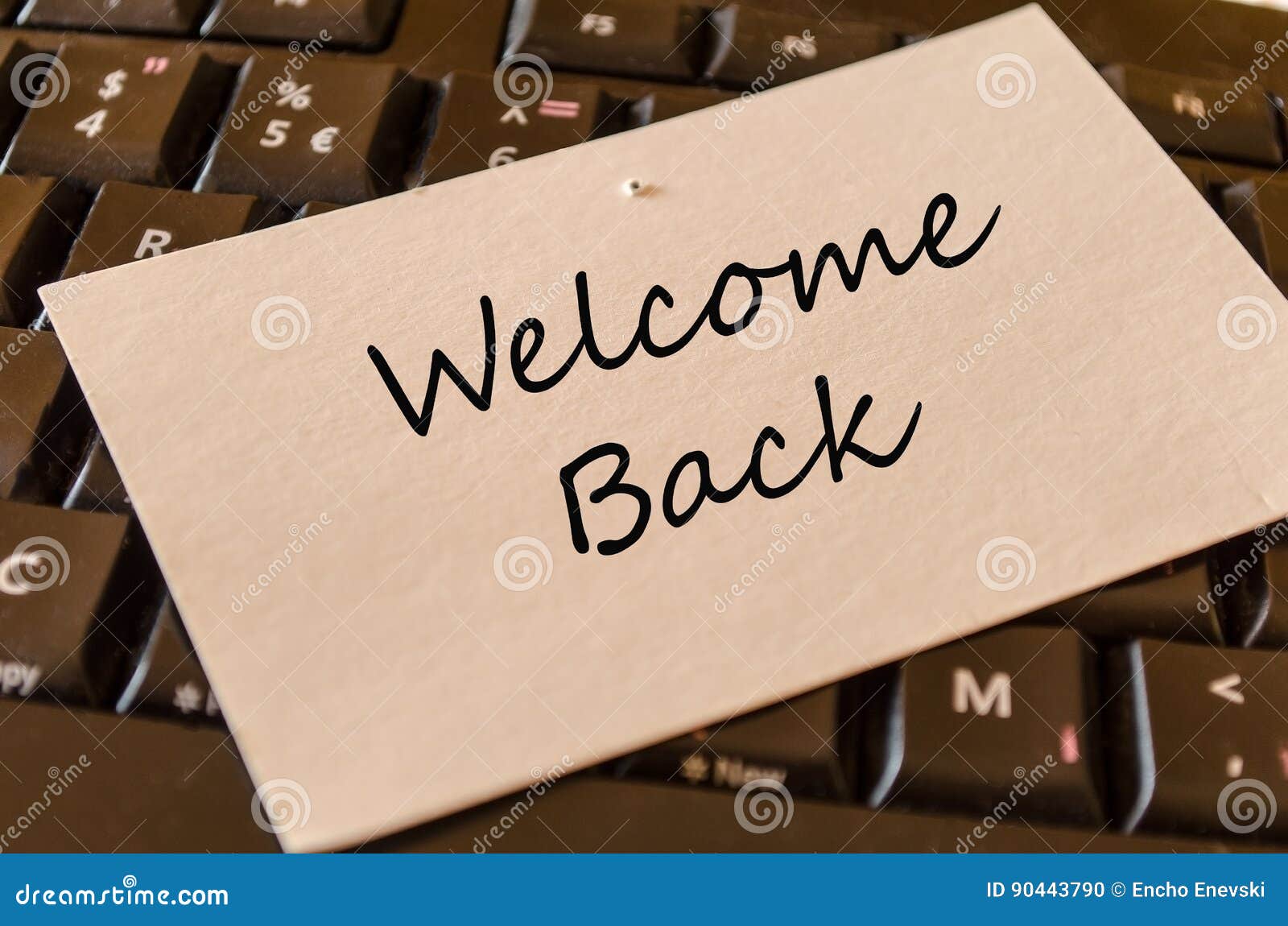 Welcome back note stock photo. Image of business, information - 90443790 Welcome back note stock photo. Image of business, information - 90443790