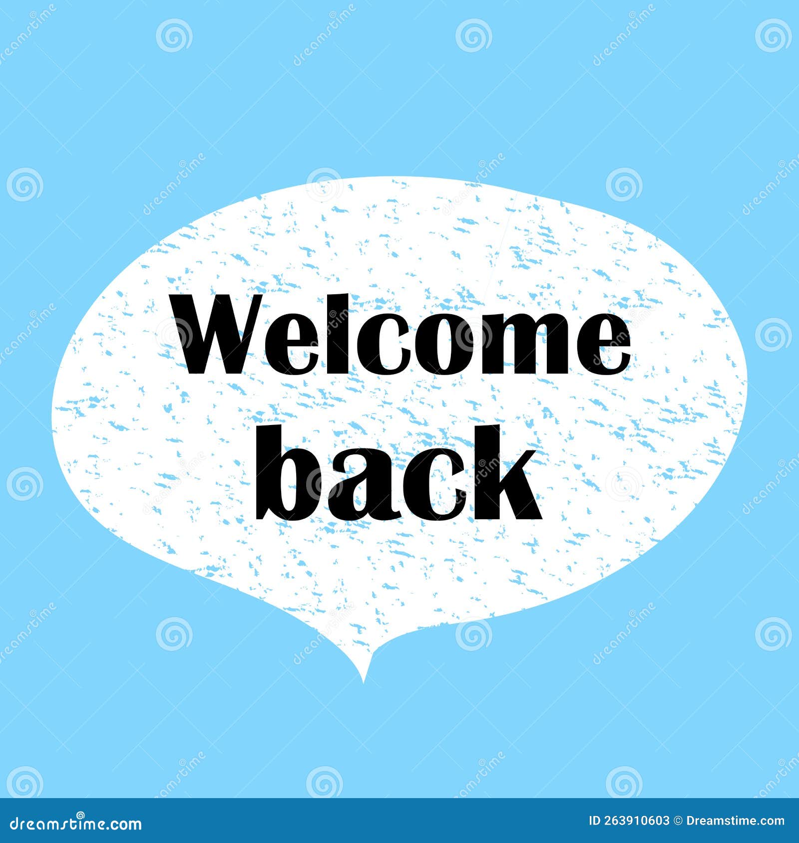 Welcome Back. we are Open Sign Stock Vector - Illustration of shop ...