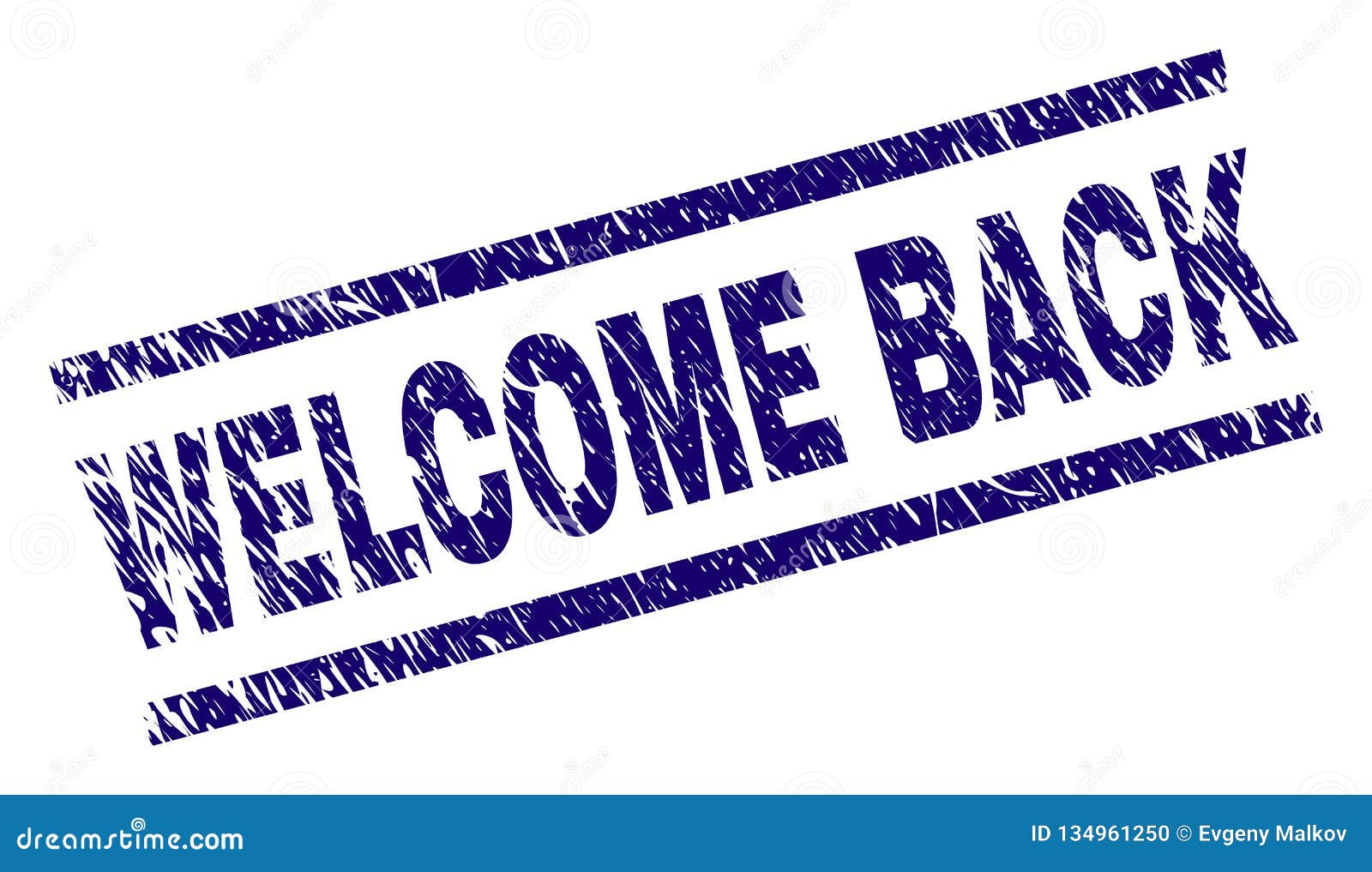 Grunge Textured WELCOME BACK Stamp Seal Stock Vector - Illustration of ...