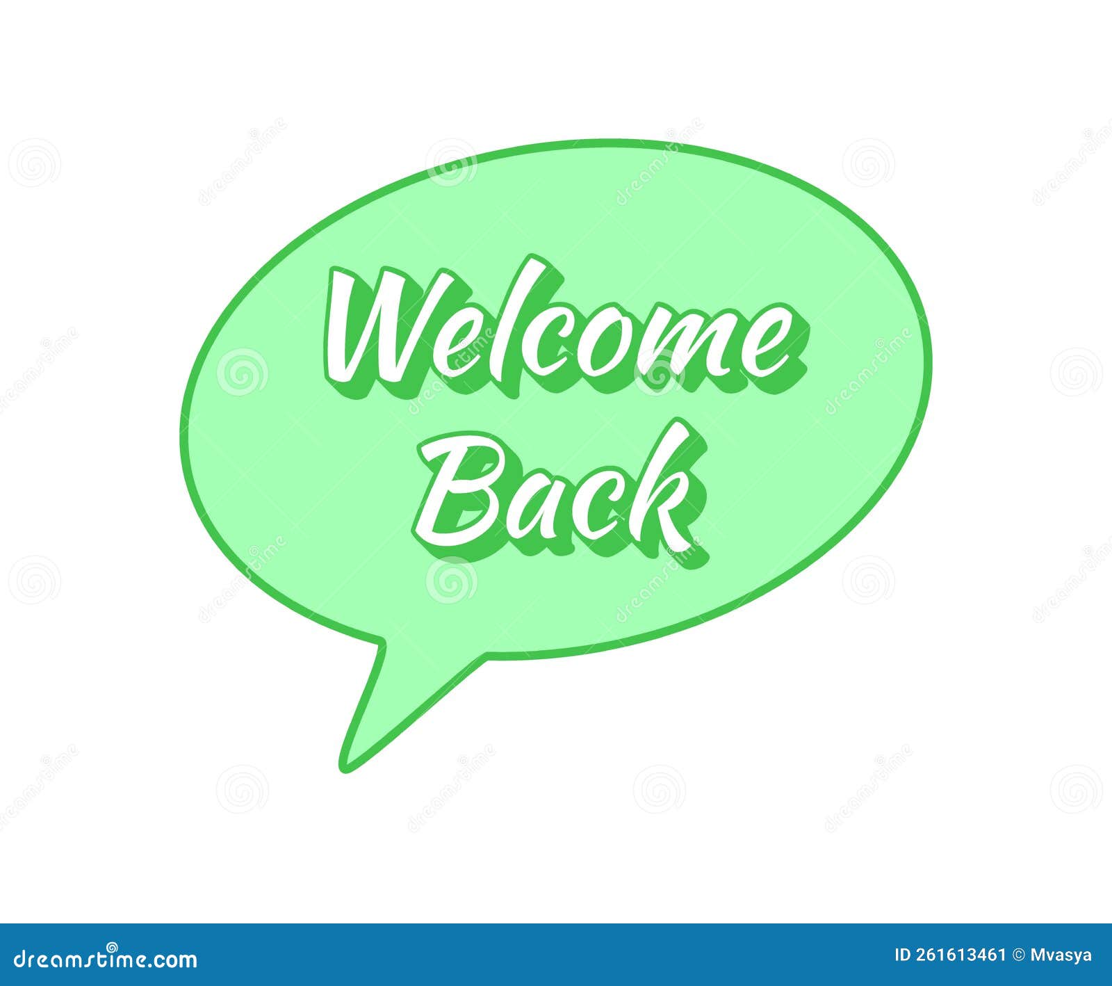 Welcome Back. Sign Template Vector. Design Template Stock Vector ...