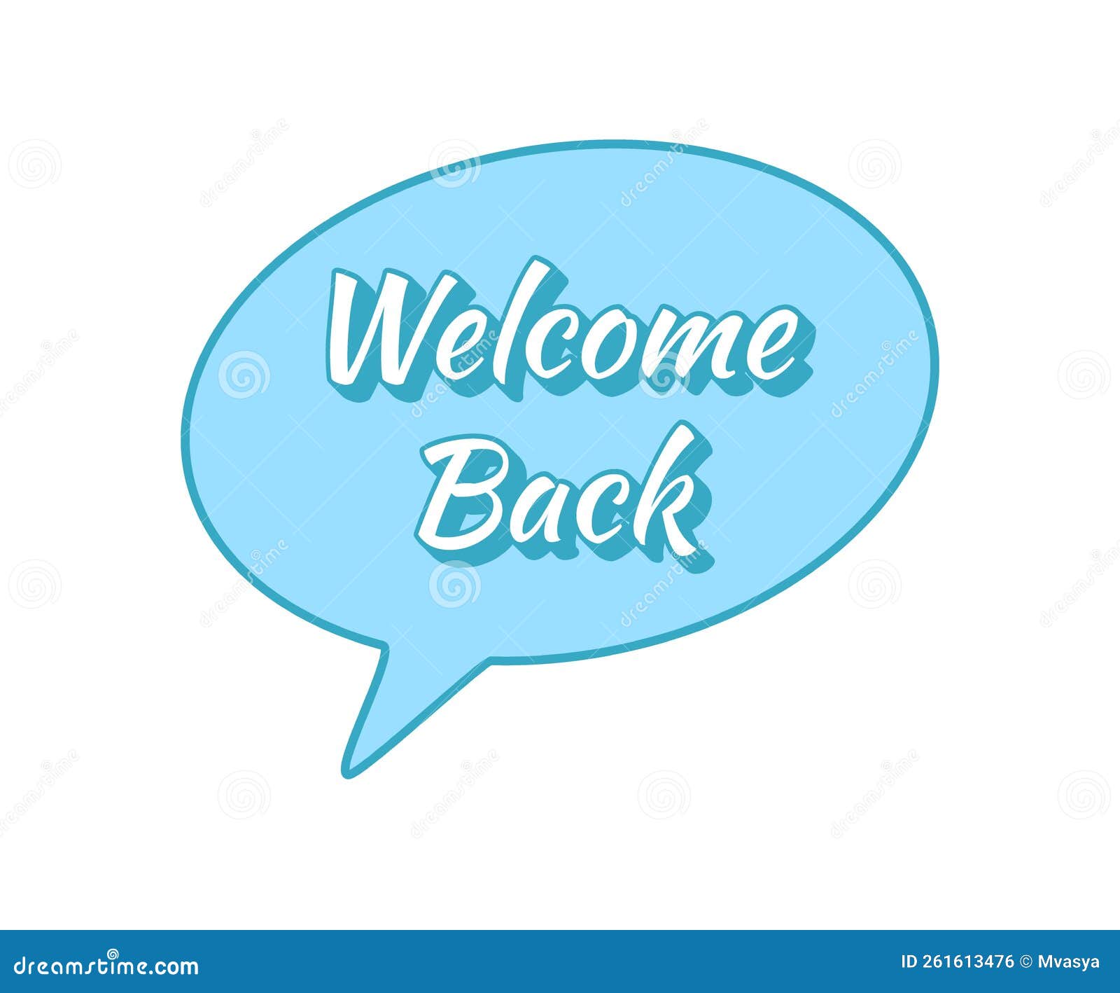 Welcome Back. Sign Template Vector. Design Template Stock Vector ...