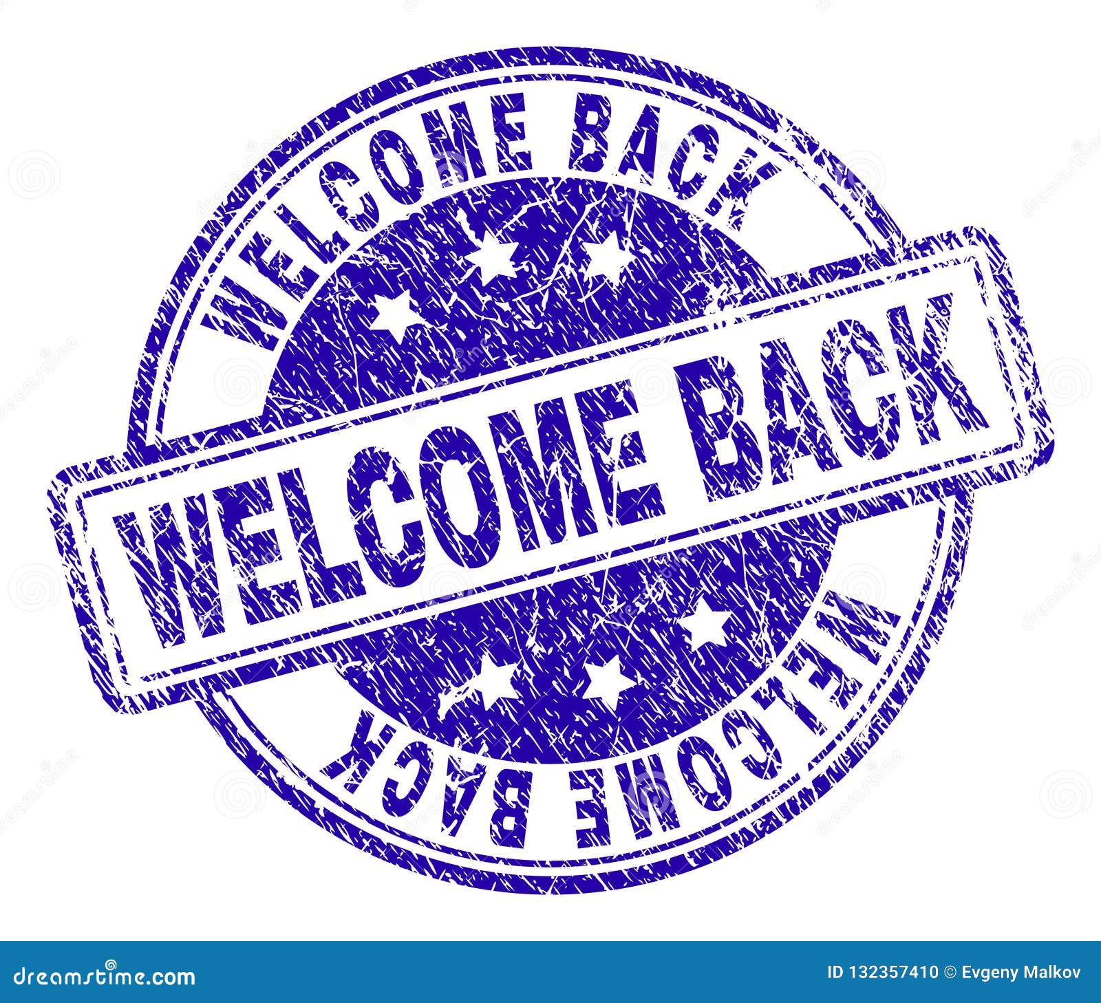 Grunge Textured WELCOME BACK Stamp Seal Stock Vector - Illustration of ...