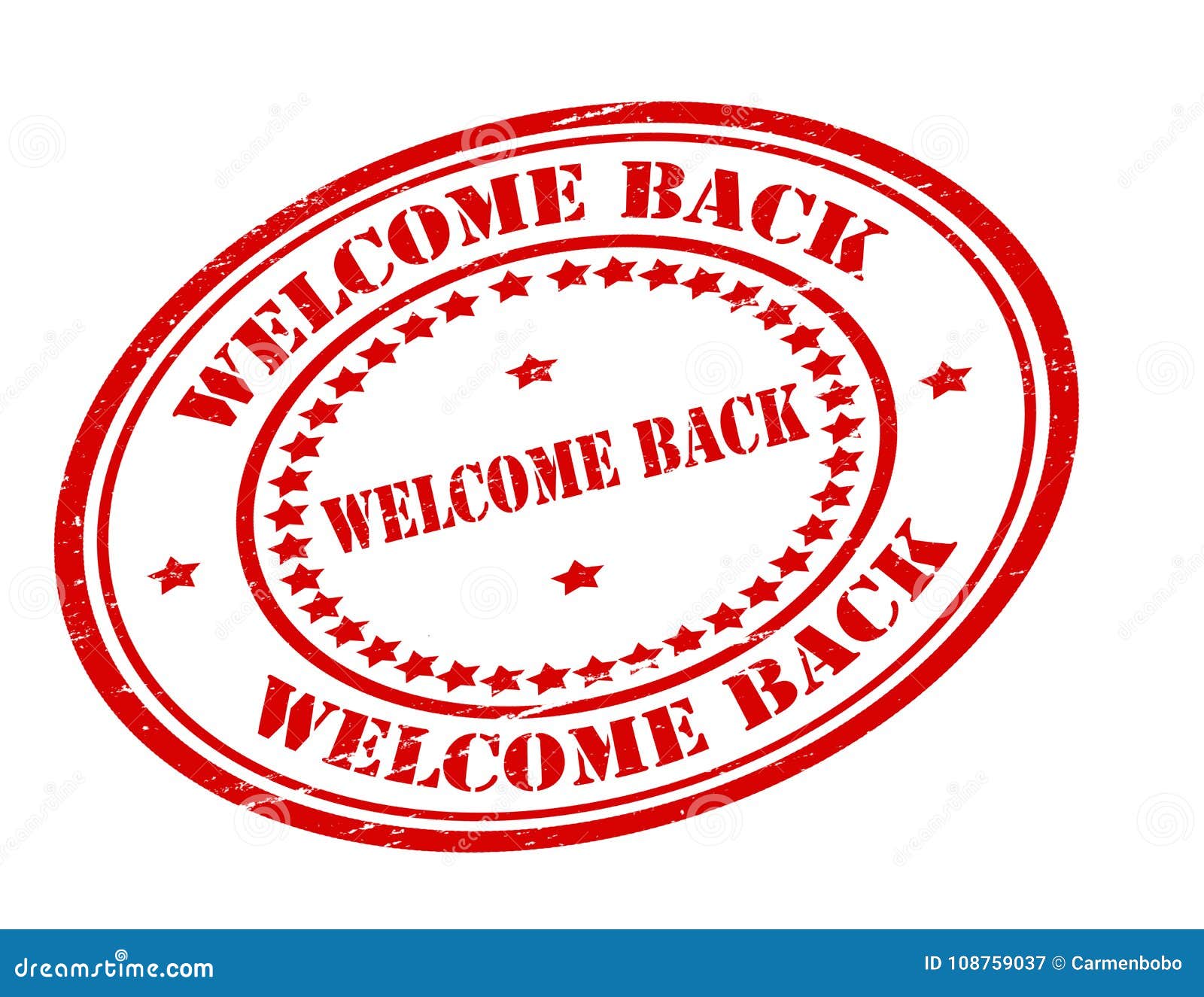 Welcome back stock illustration. Illustration of meet - 108759037