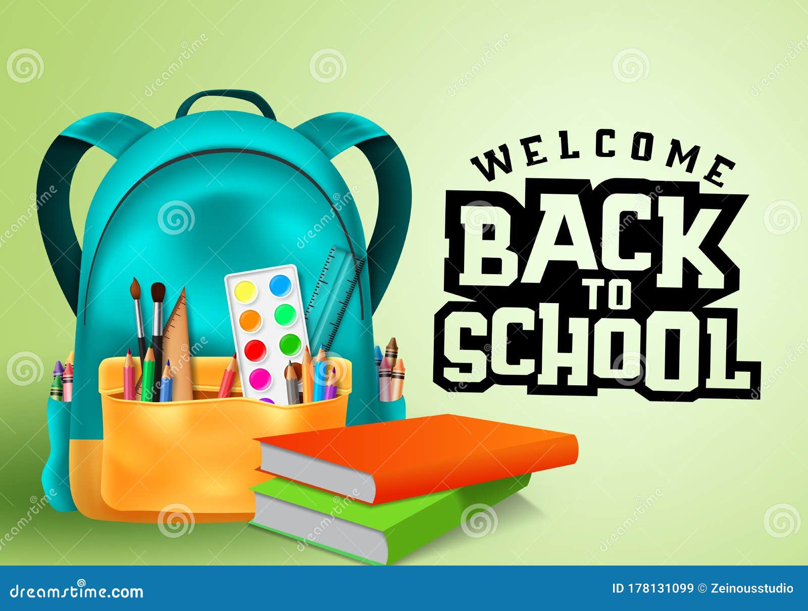 Welcome Back To School Vector Banner Design. Welcome Back To School ... Welcome Back To School Vector Banner Design. Welcome Back To School ...