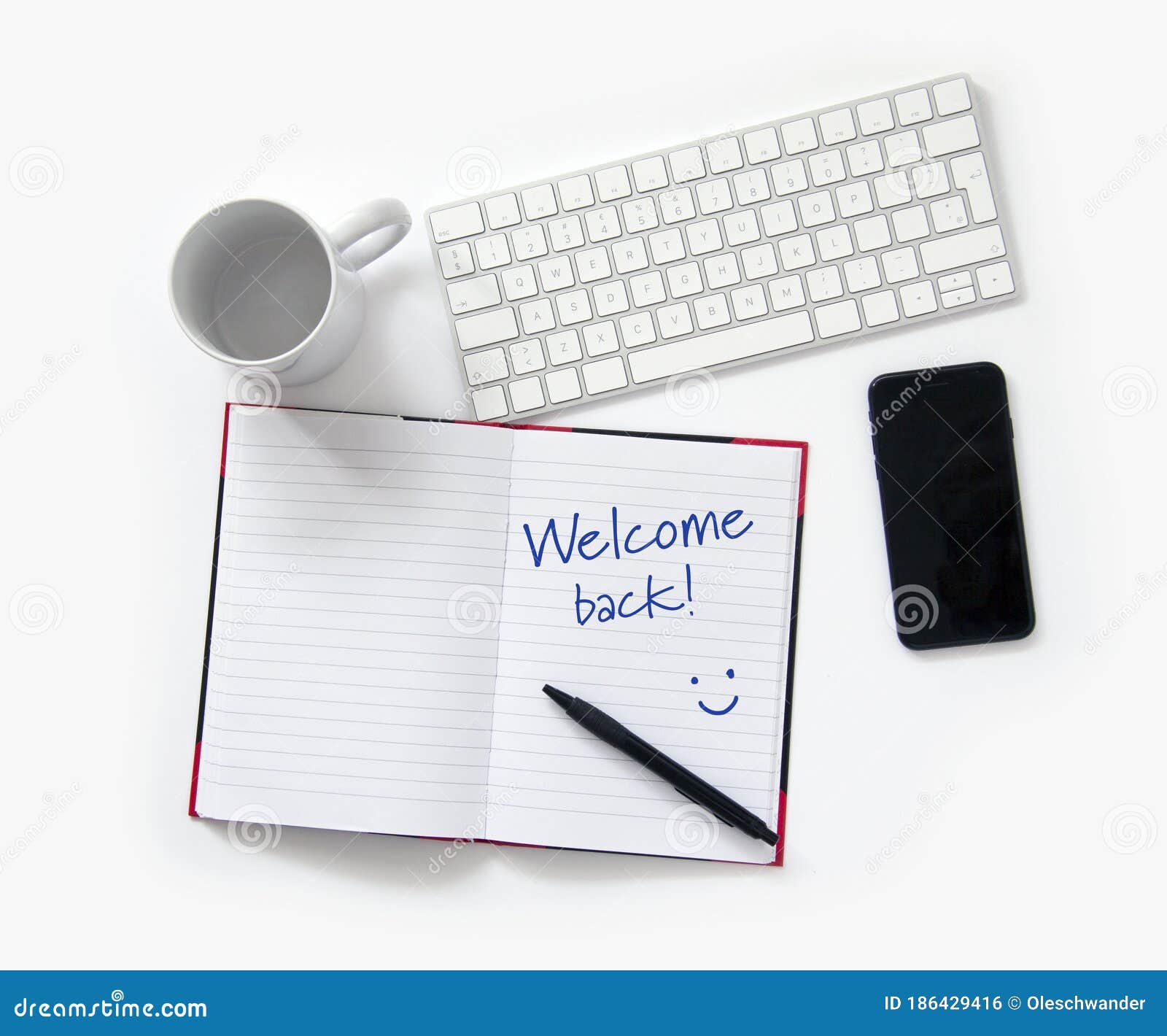 Welcome Back To Work after the Corona Covid-19 Virus Pandemic.concept ...