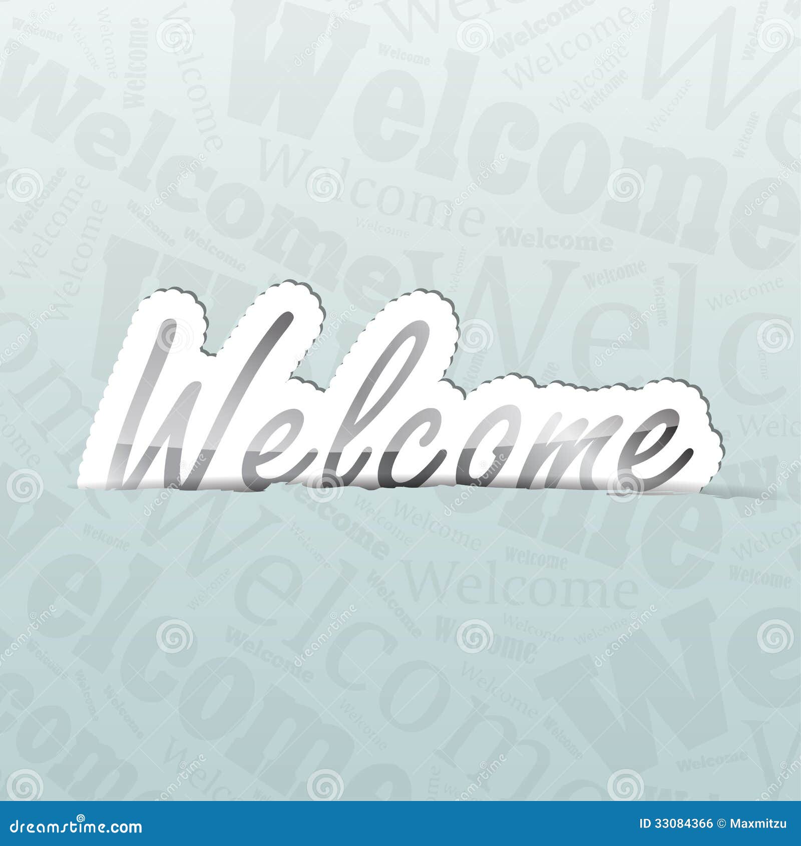 Welcome Background stock vector. Illustration of icon - 33084366