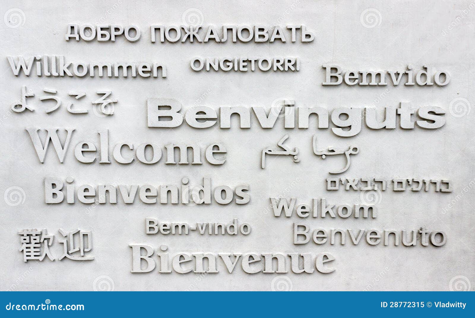 Welcome billboard stock image. Image of world, languages - 28772315