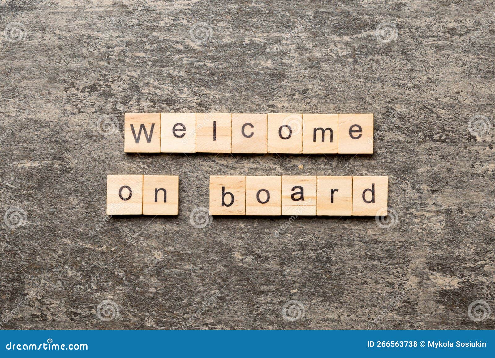 Welcome on Board Word Written on Wood Block. Welcome on Board Text on ...