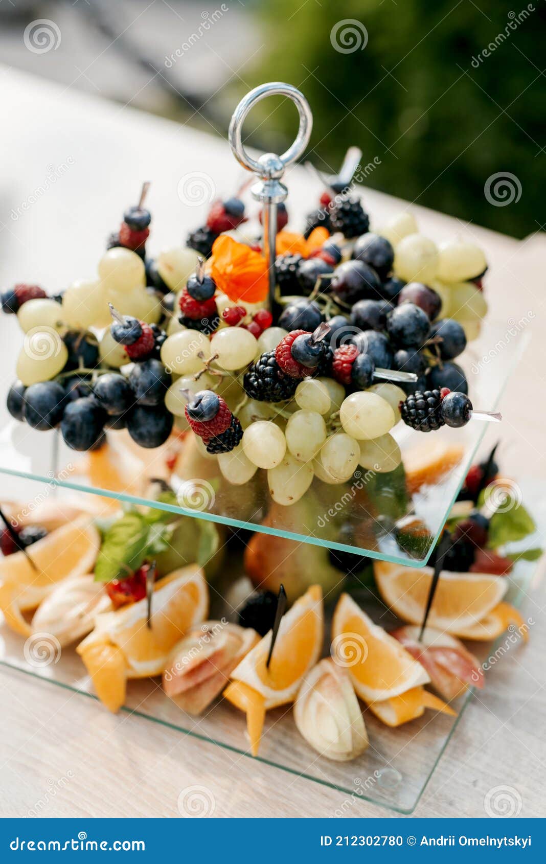 Welcome Buffet with Alcohol and Snacks, Sandwiches, Stock Photo - Image ...