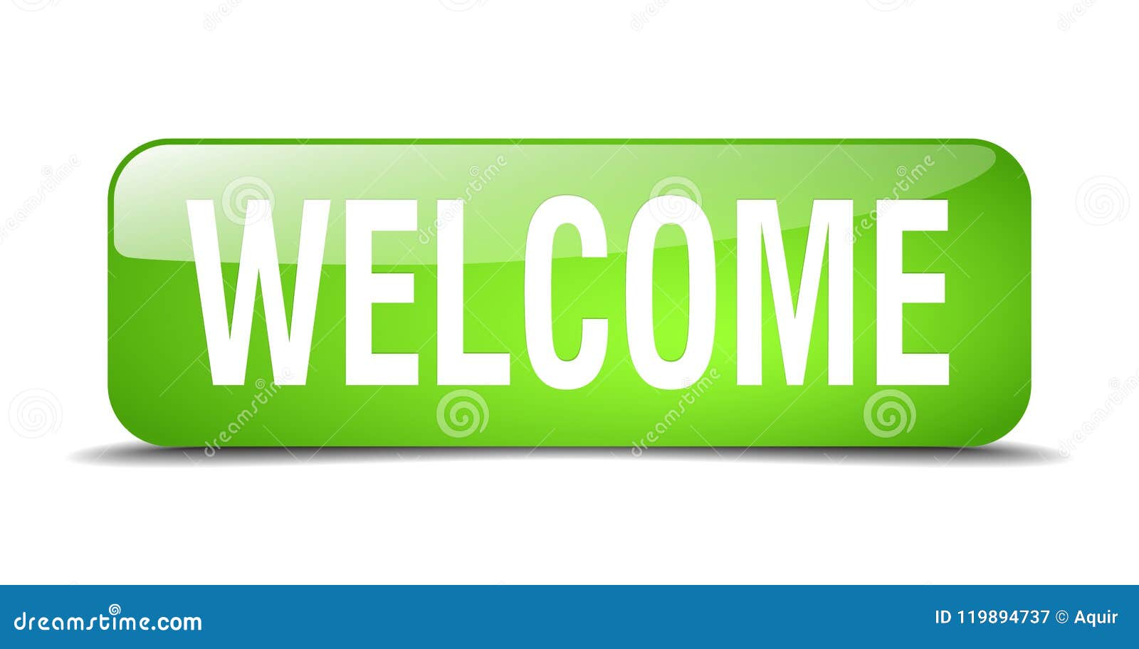 Welcome button stock vector. Illustration of template - 119894737