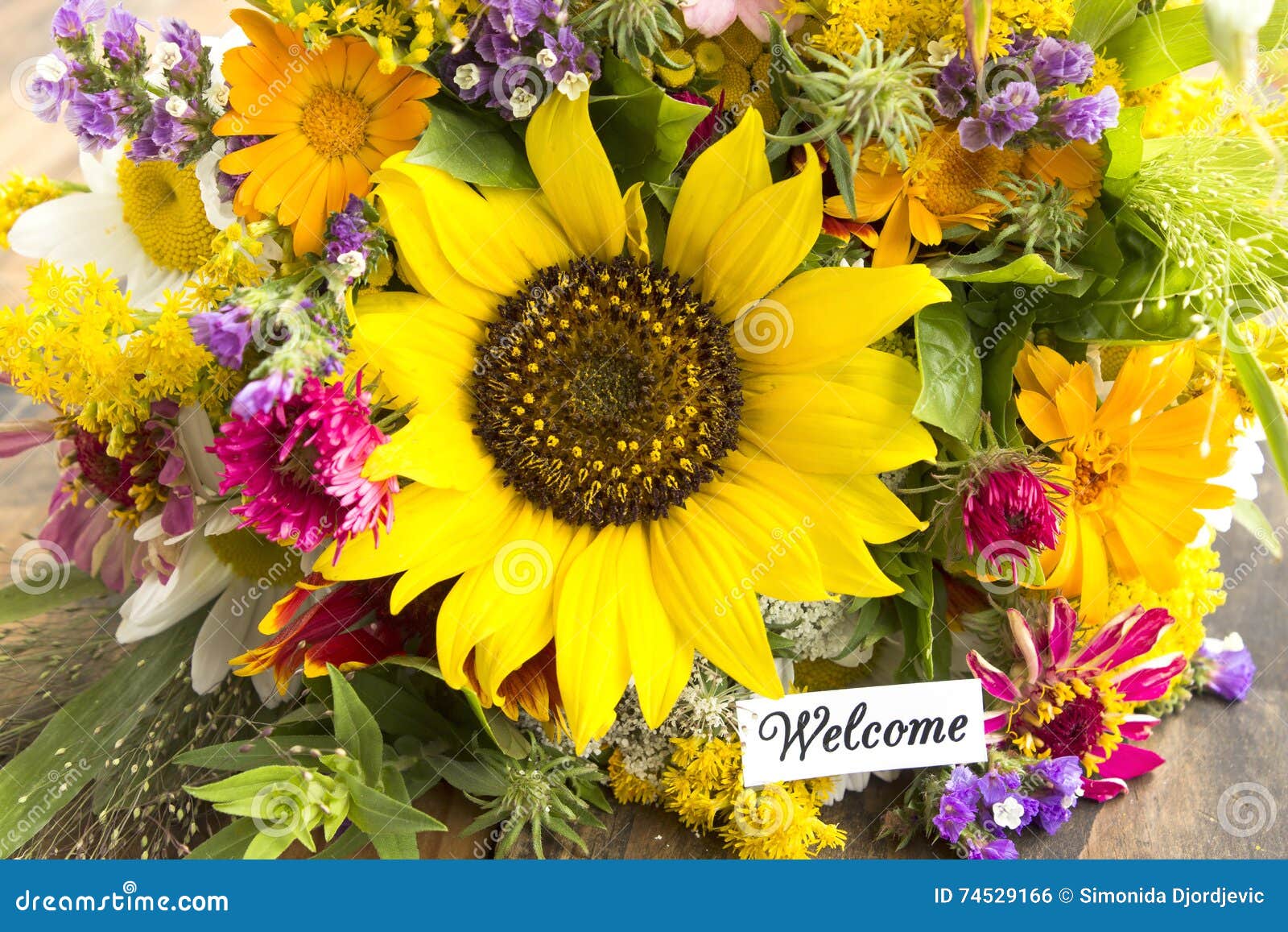 Welcome Card On A Bedside Table Royalty-Free Stock Photo ...