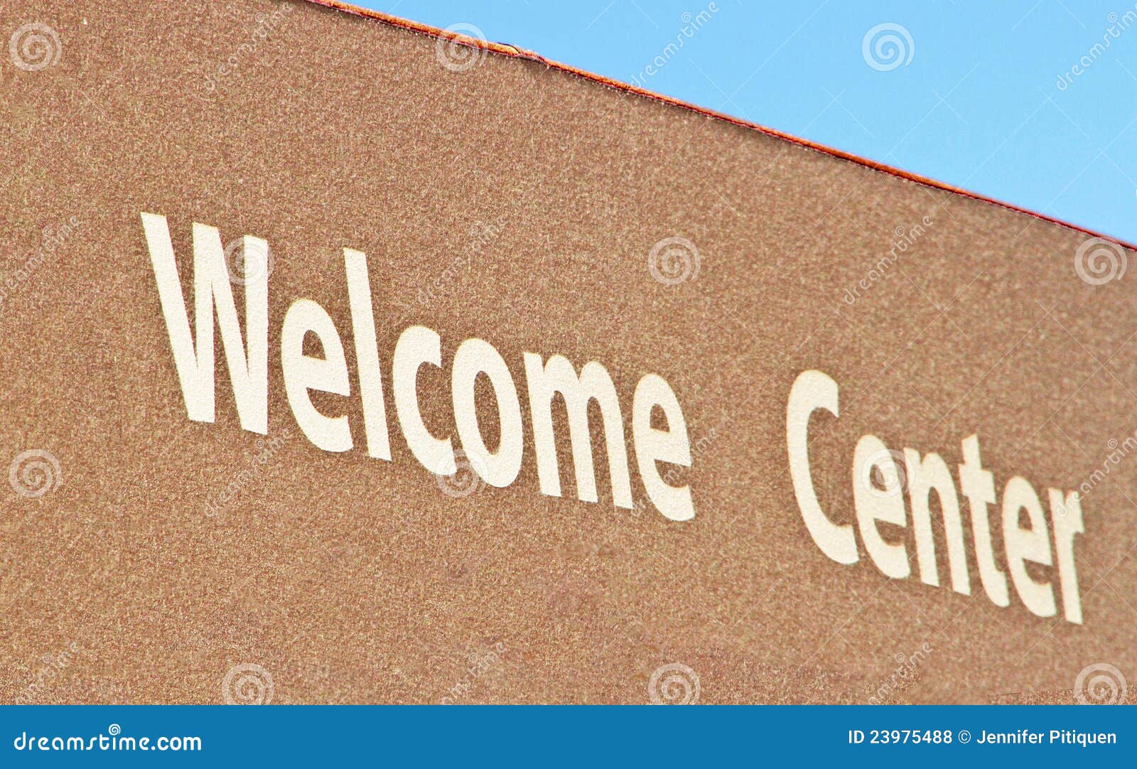 Welcome Center stock photo. Image of signage, center - 23975488