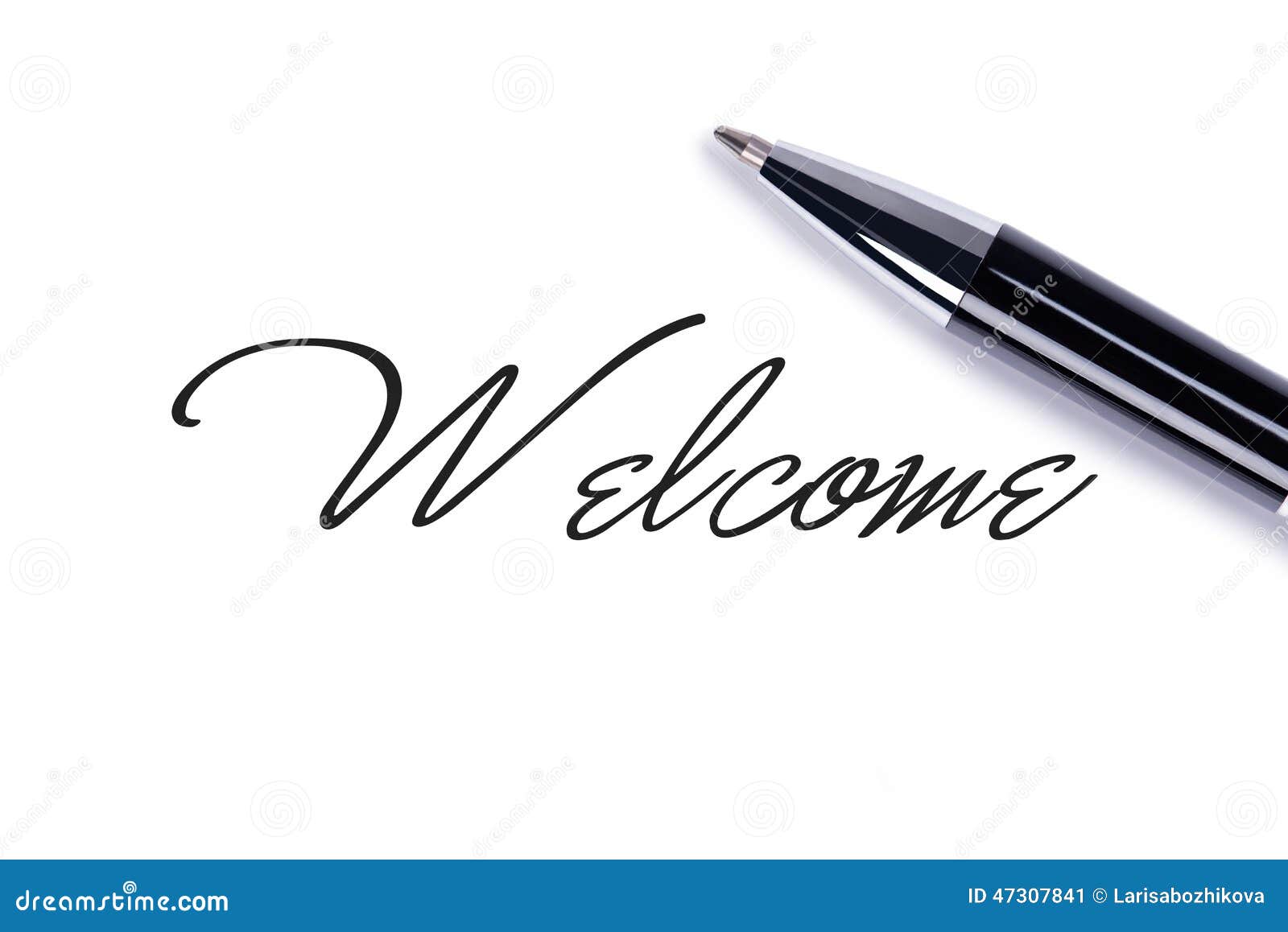 Welcome stock image. Image of isolated, view, close, correspondence ...