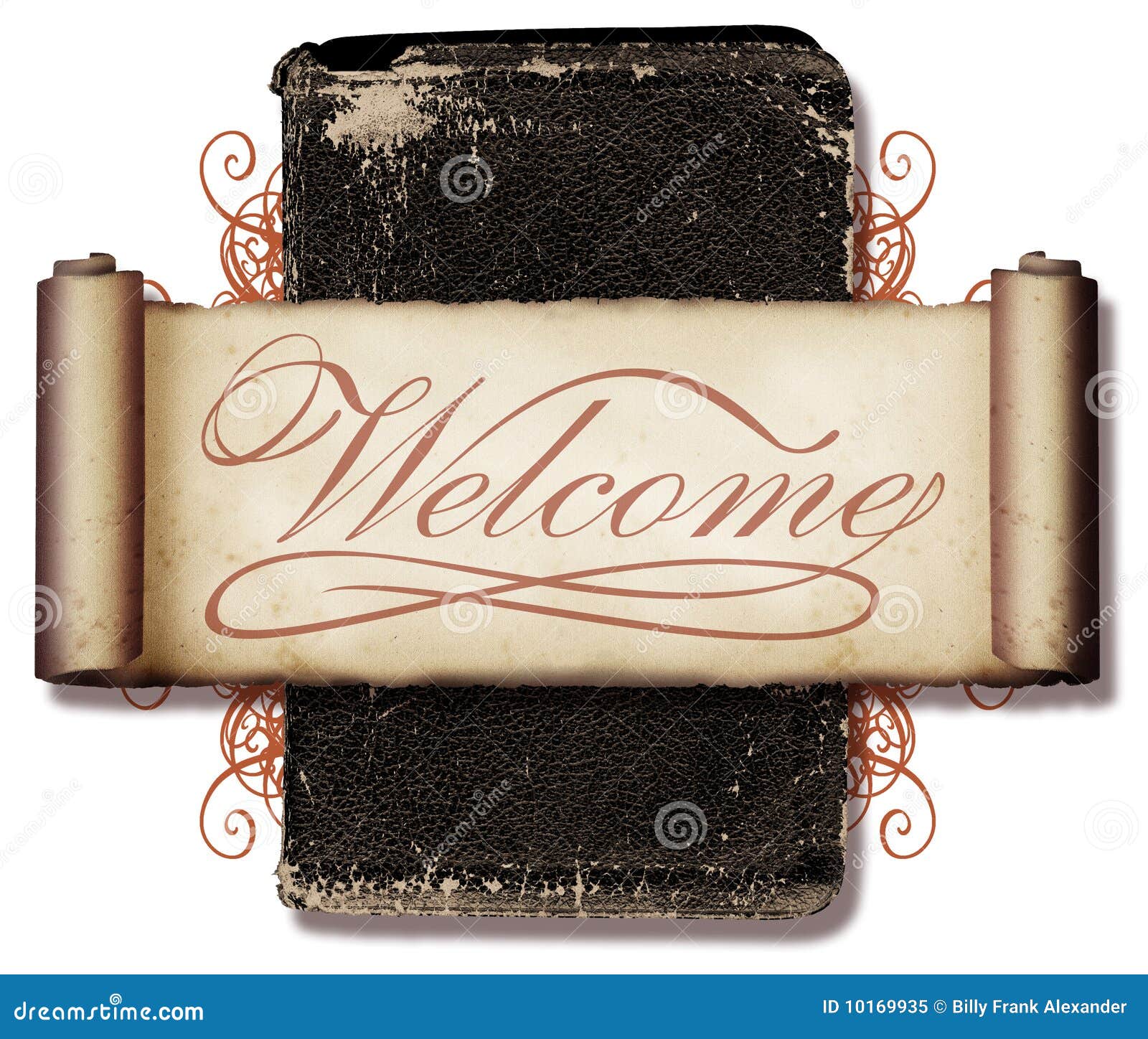Welcome Collage stock illustration. Illustration of book - 10169935