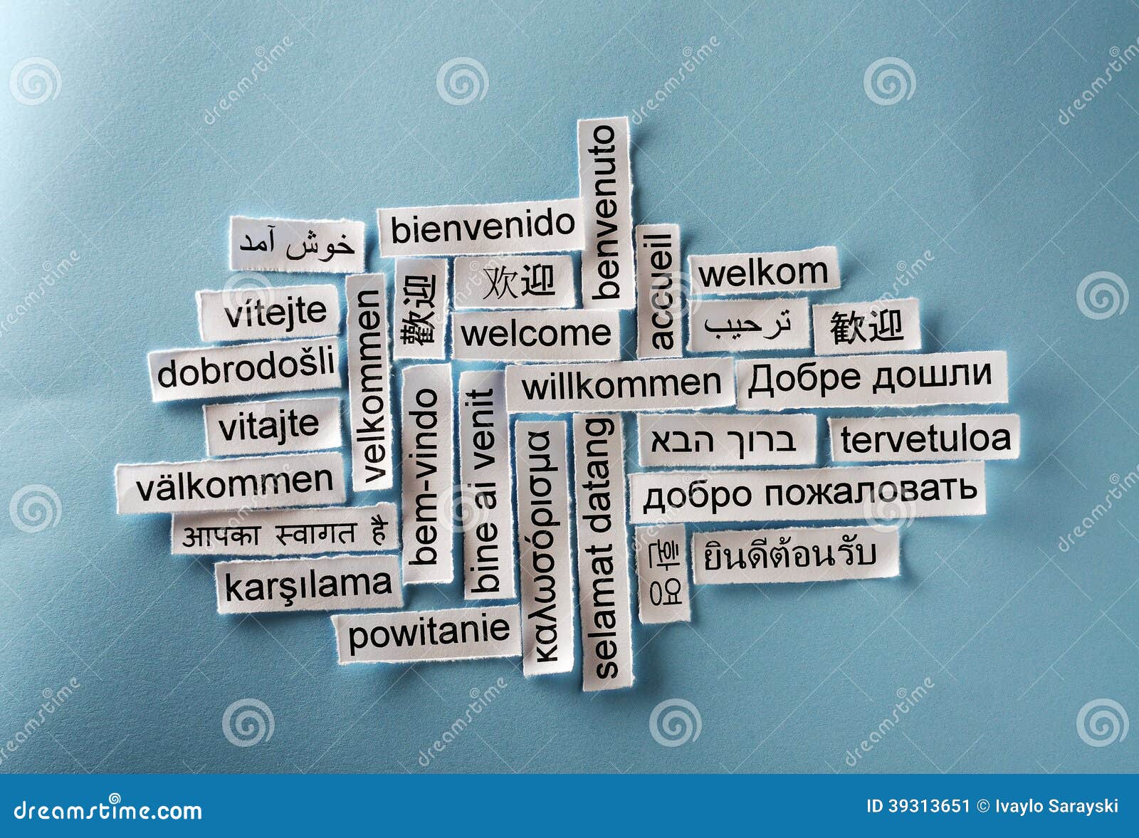 Welcome Collage Royalty-Free Stock Photography | CartoonDealer.com ...