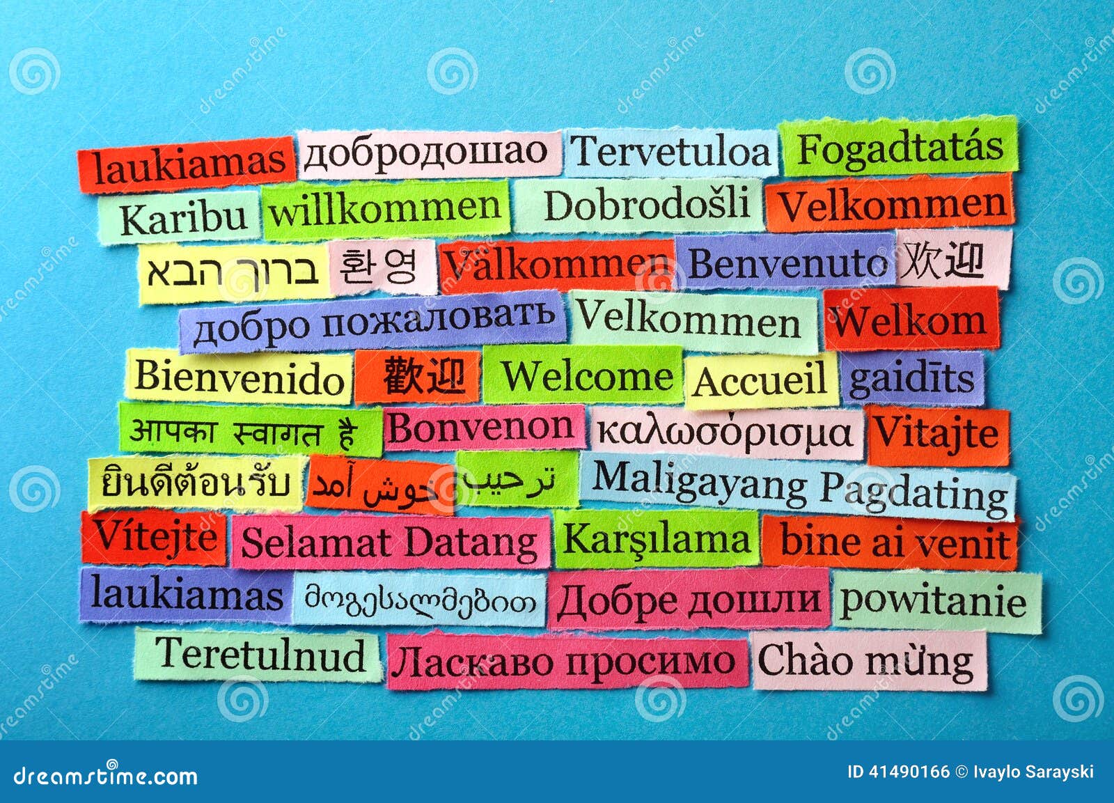 Welcome Collage Royalty-Free Stock Photography | CartoonDealer.com ...