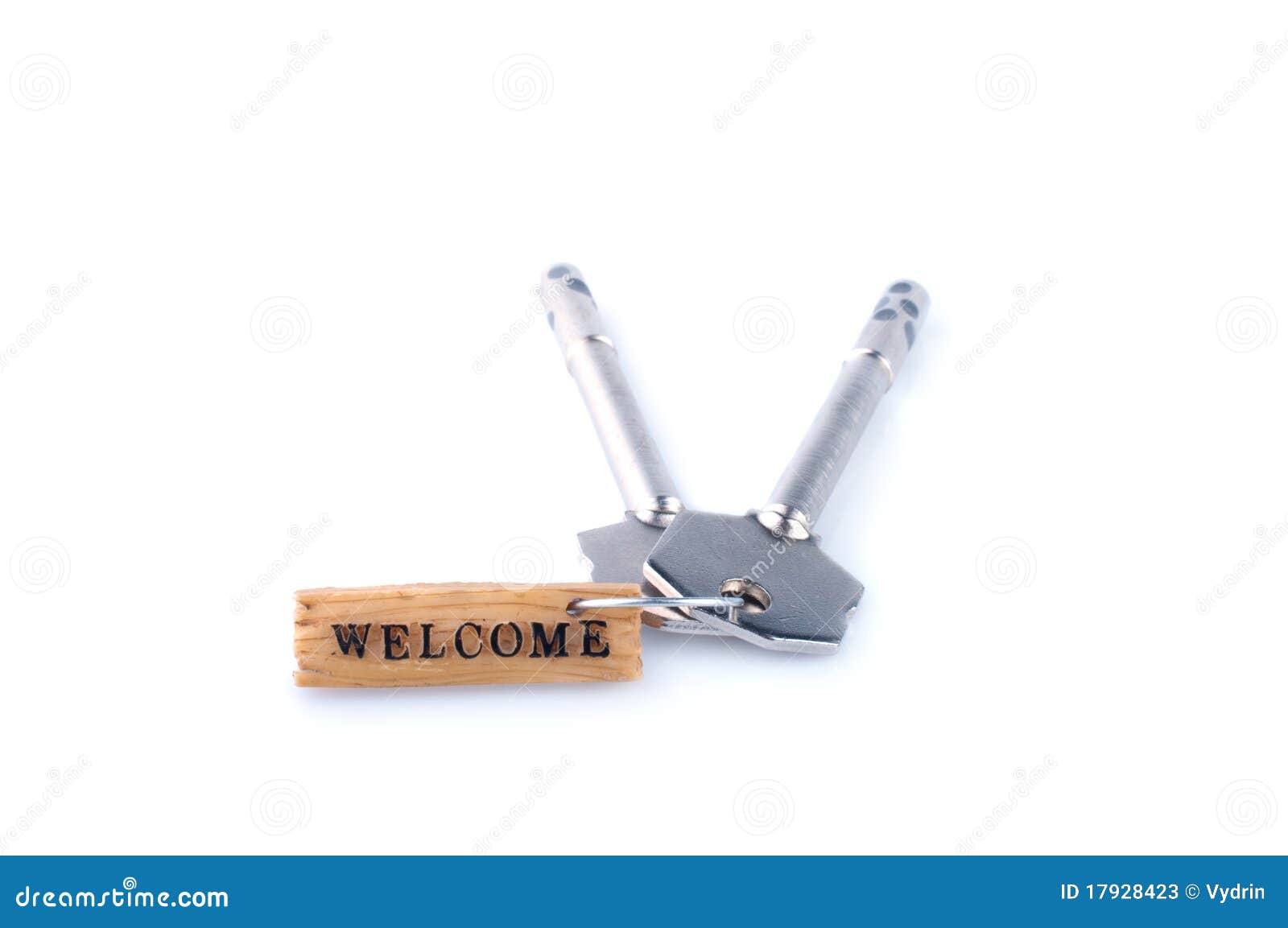 Welcome Concept with Key and Label. Stock Image - Image of mortgage ...
