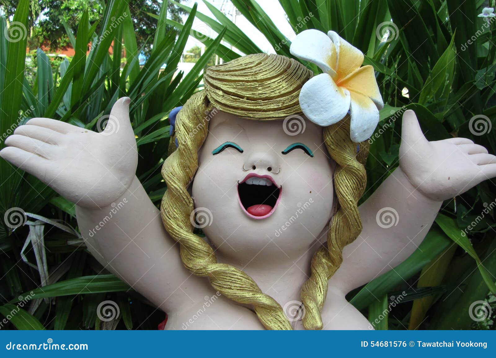 Welcome doll stock photo. Image of gold, doll, clay, laugh - 54681576