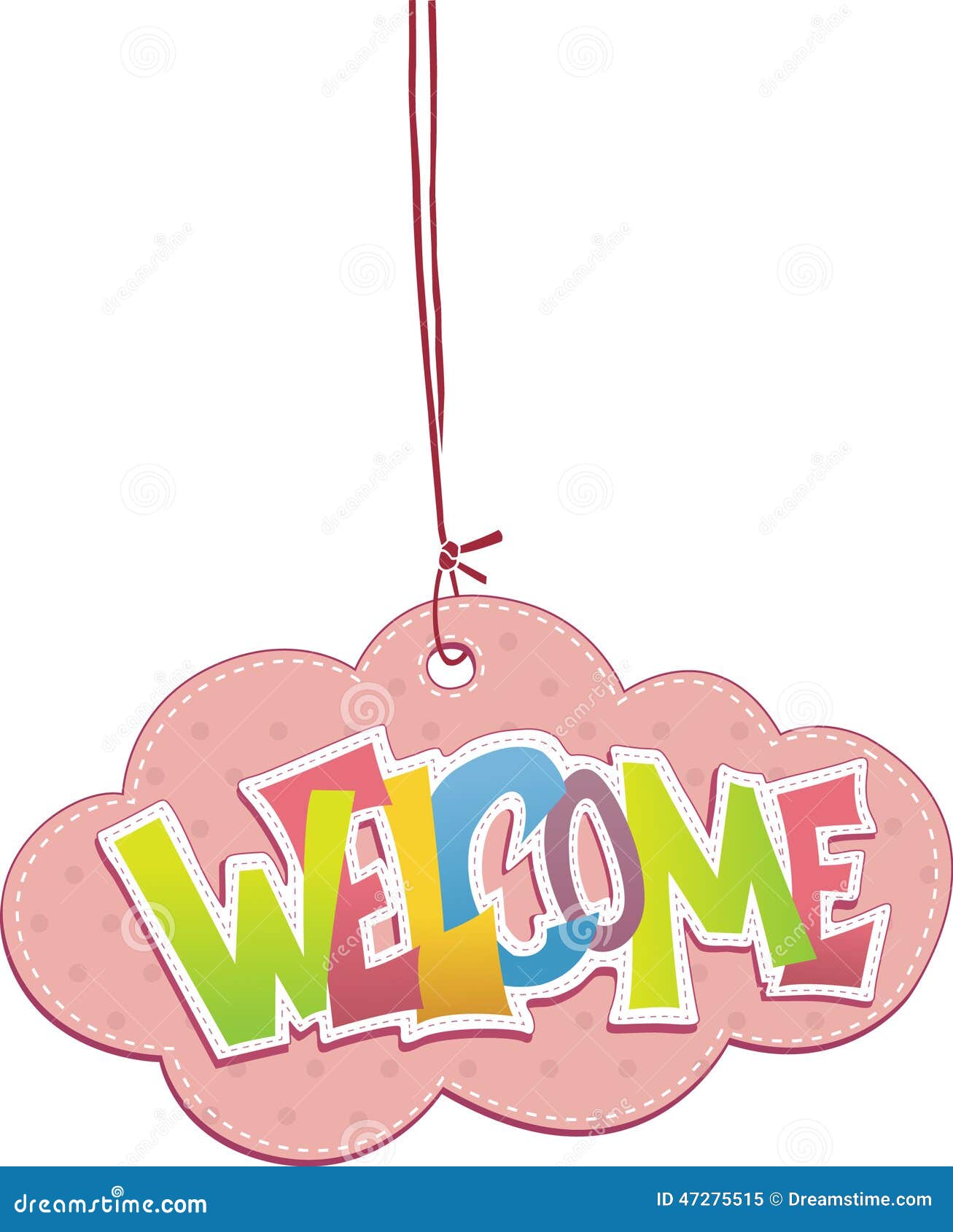 Welcome stock illustration. Illustration of door, type - 47275515