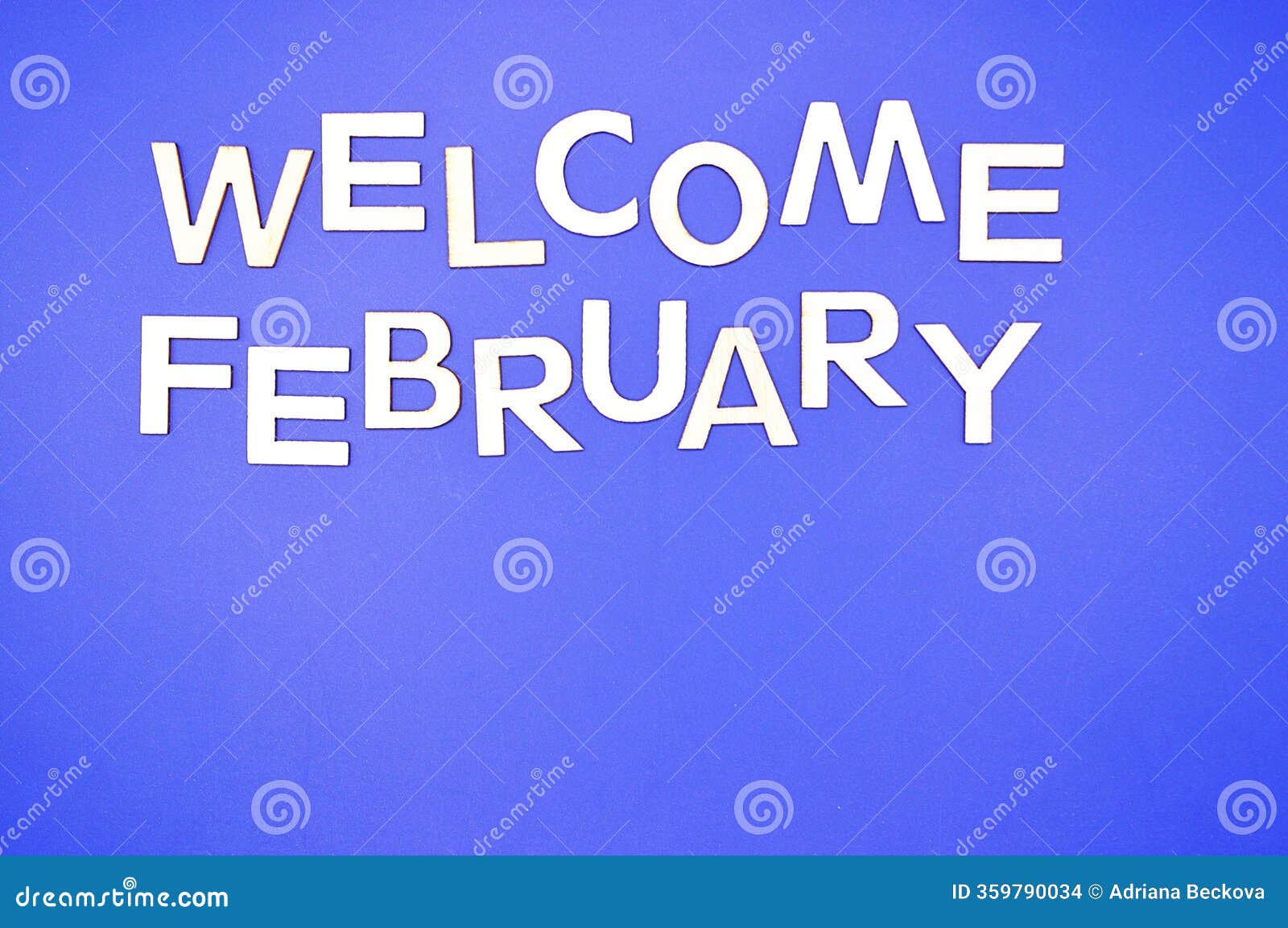 Welcome february write stock photo. Image of font, cartoon - 359790034