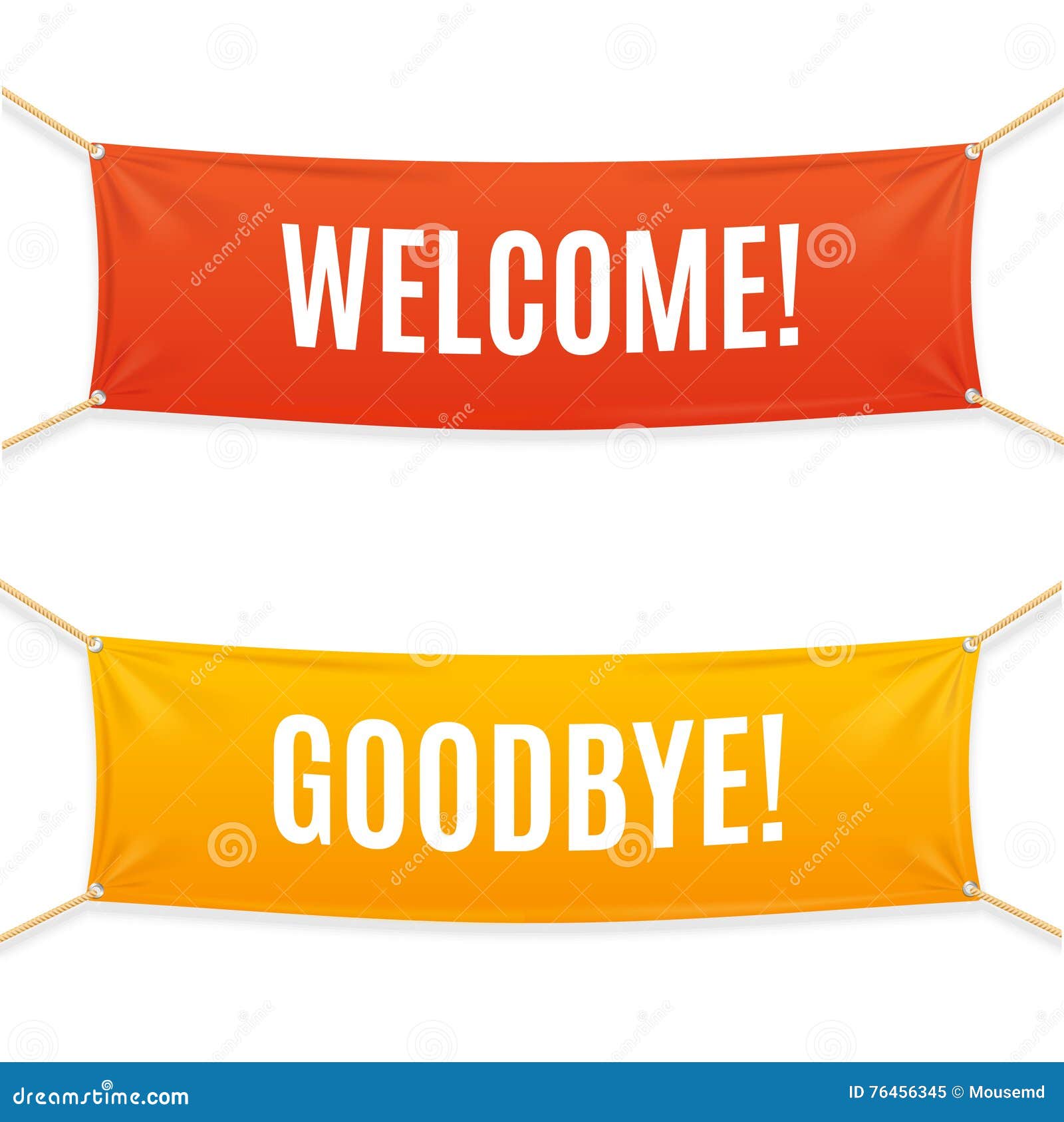 Goodbye Banner Template. Goodbye Ribbon Label. Vector Illustration ...