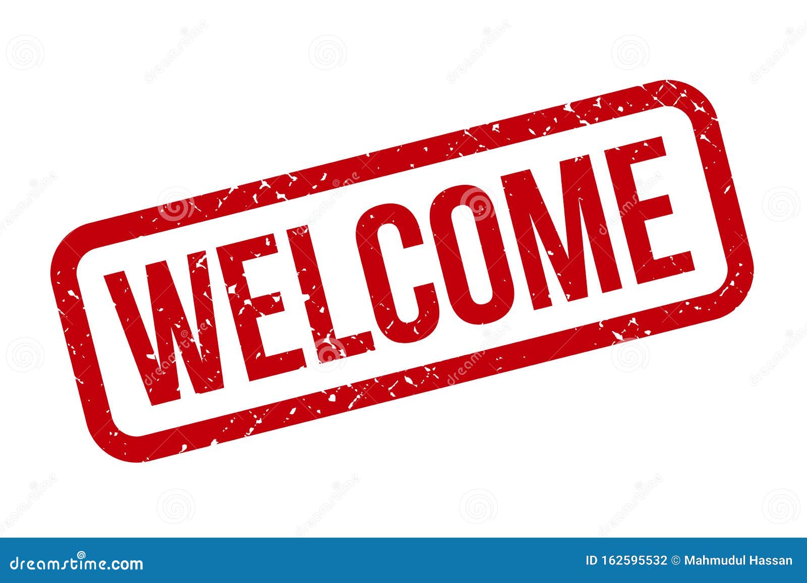 Welcome Grunge Rubber Stamp, Vector Illustration Stock Vector ...