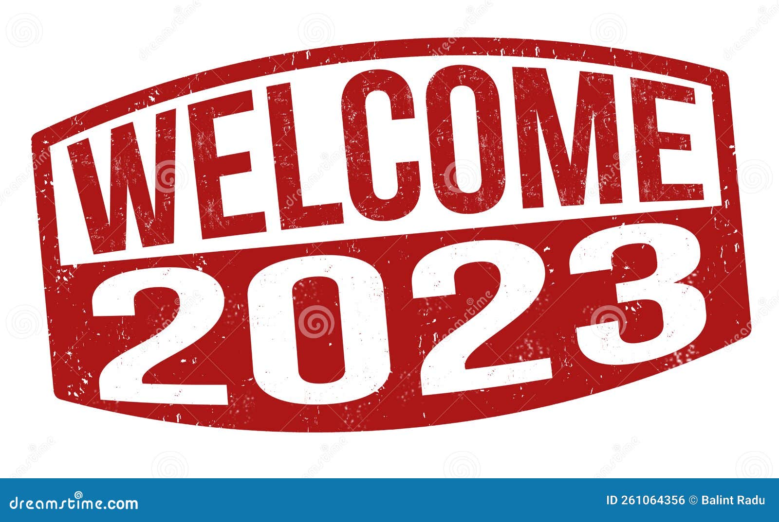 Welcome 2023 Grunge Rubber Stamp Stock Vector - Illustration of stamp ...