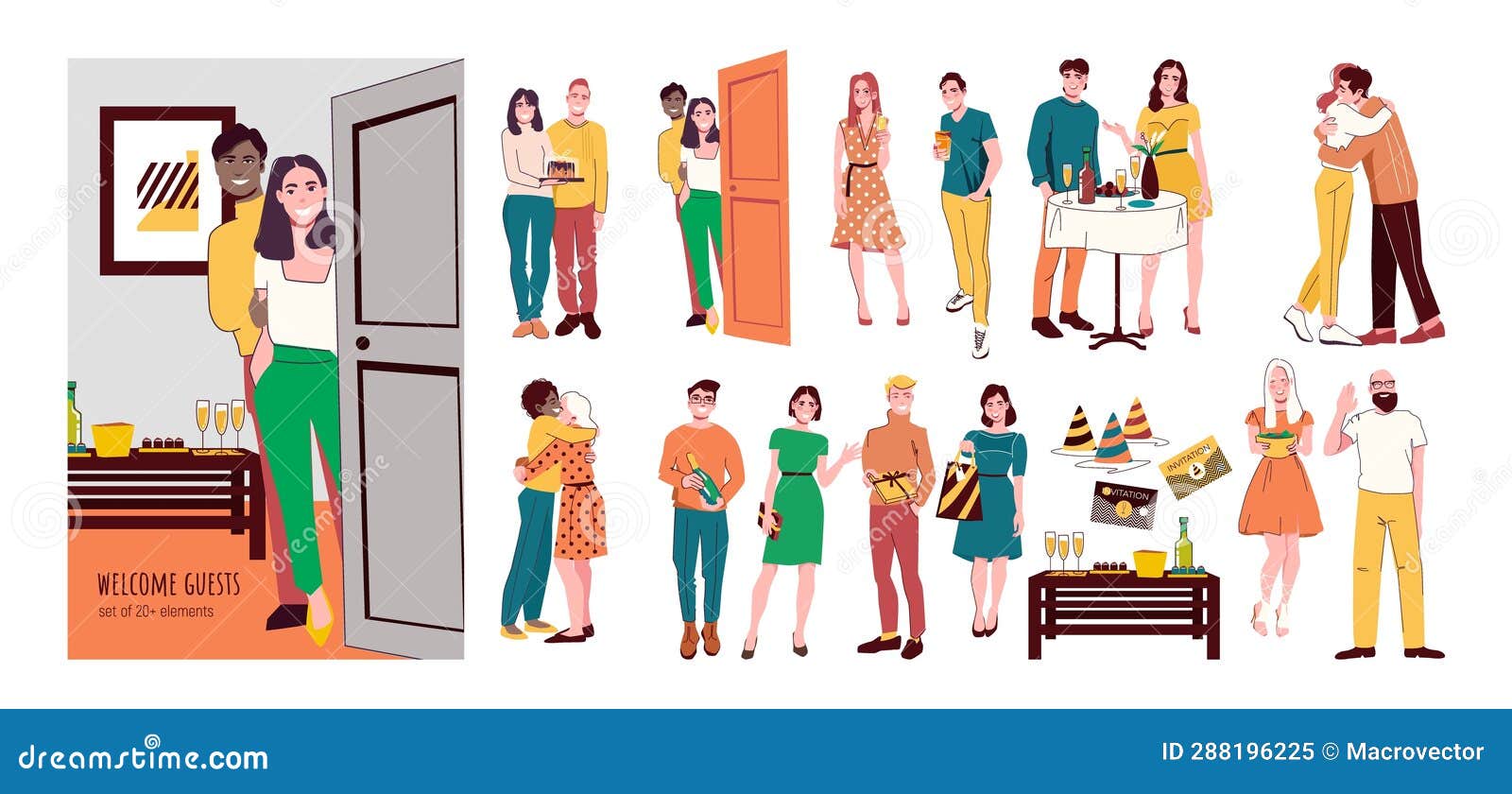 Welcome Guests Illustration | CartoonDealer.com #288385658