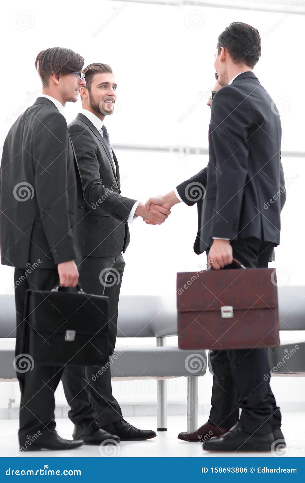 Welcome Handshake of Business Partners Stock Photo - Image of ...