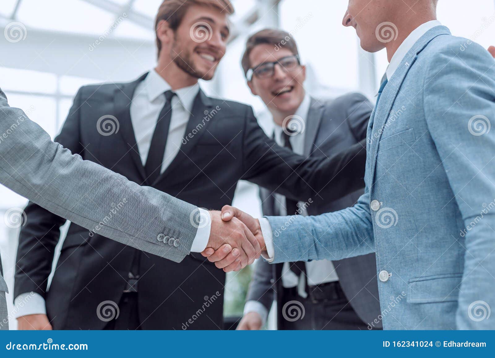 Welcome Handshake, Teamwork And CEO In Business Meeting Agreement ... Welcome Handshake, Teamwork And CEO In Business Meeting Agreement ...
