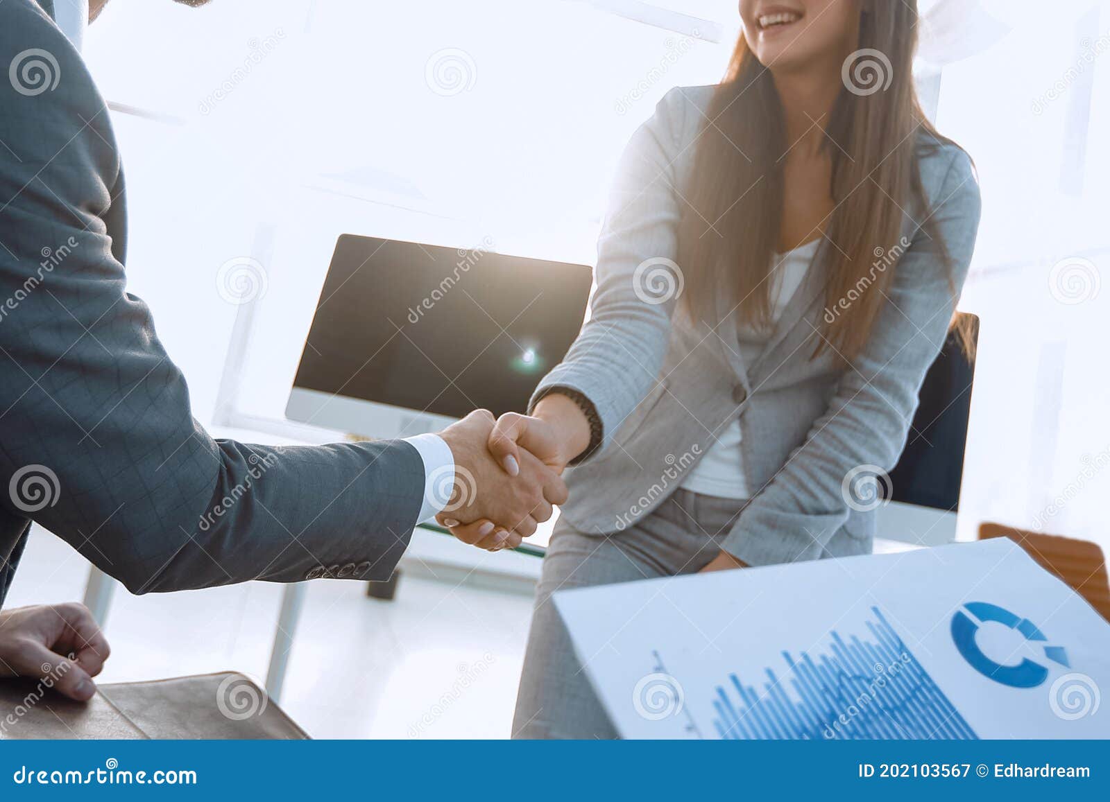 Welcome and Handshake of Business People Stock Image - Image of ...