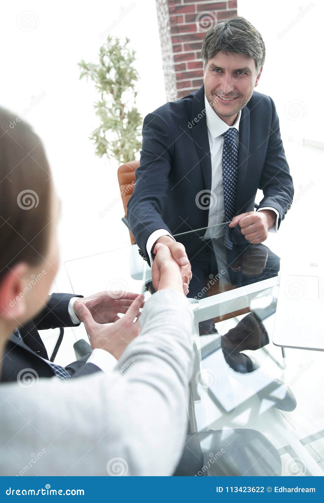 Welcome Handshake between a Lawyer and a Client Stock Photo - Image of ...