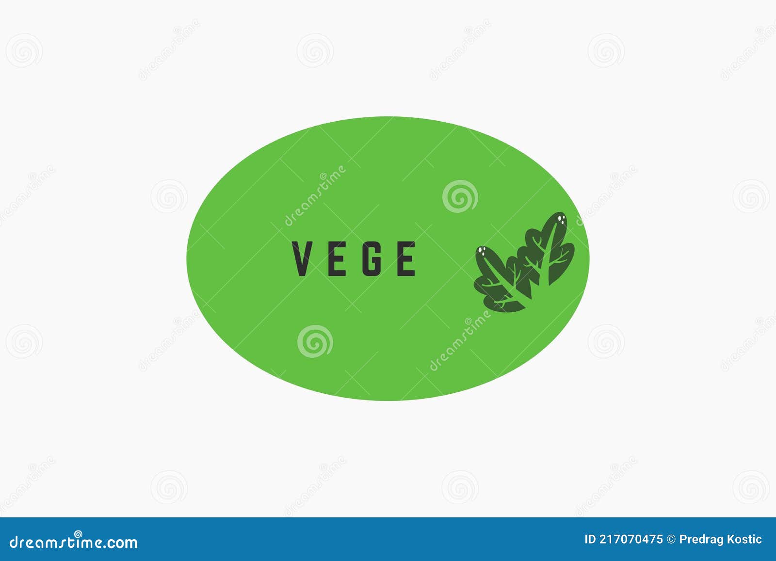 Vege stock illustration. Illustration of green, isolate - 217070475