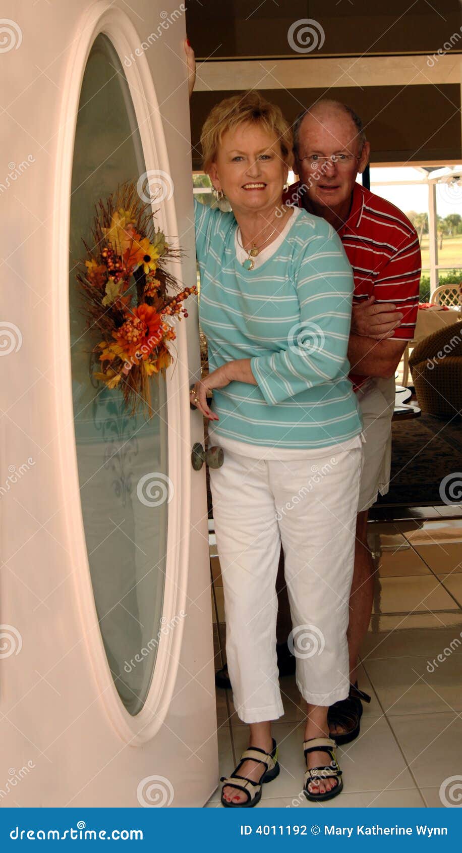 Welcome home stock photo. Image of retired, inside, grandmother - 4011192