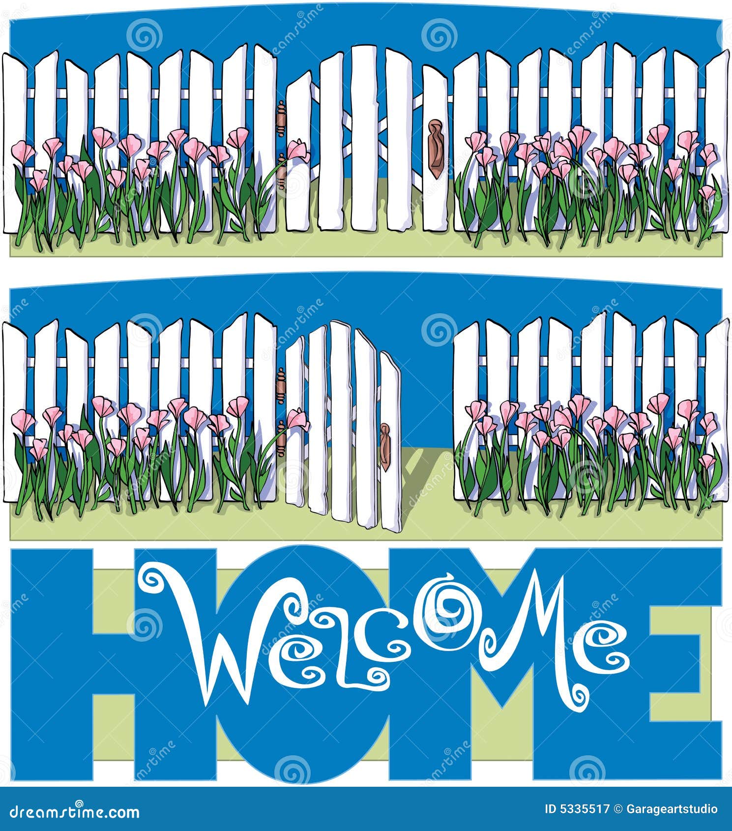 Welcome Home Card Or Poster. Hand Drawn Lettering. Modern Calligraphy ...