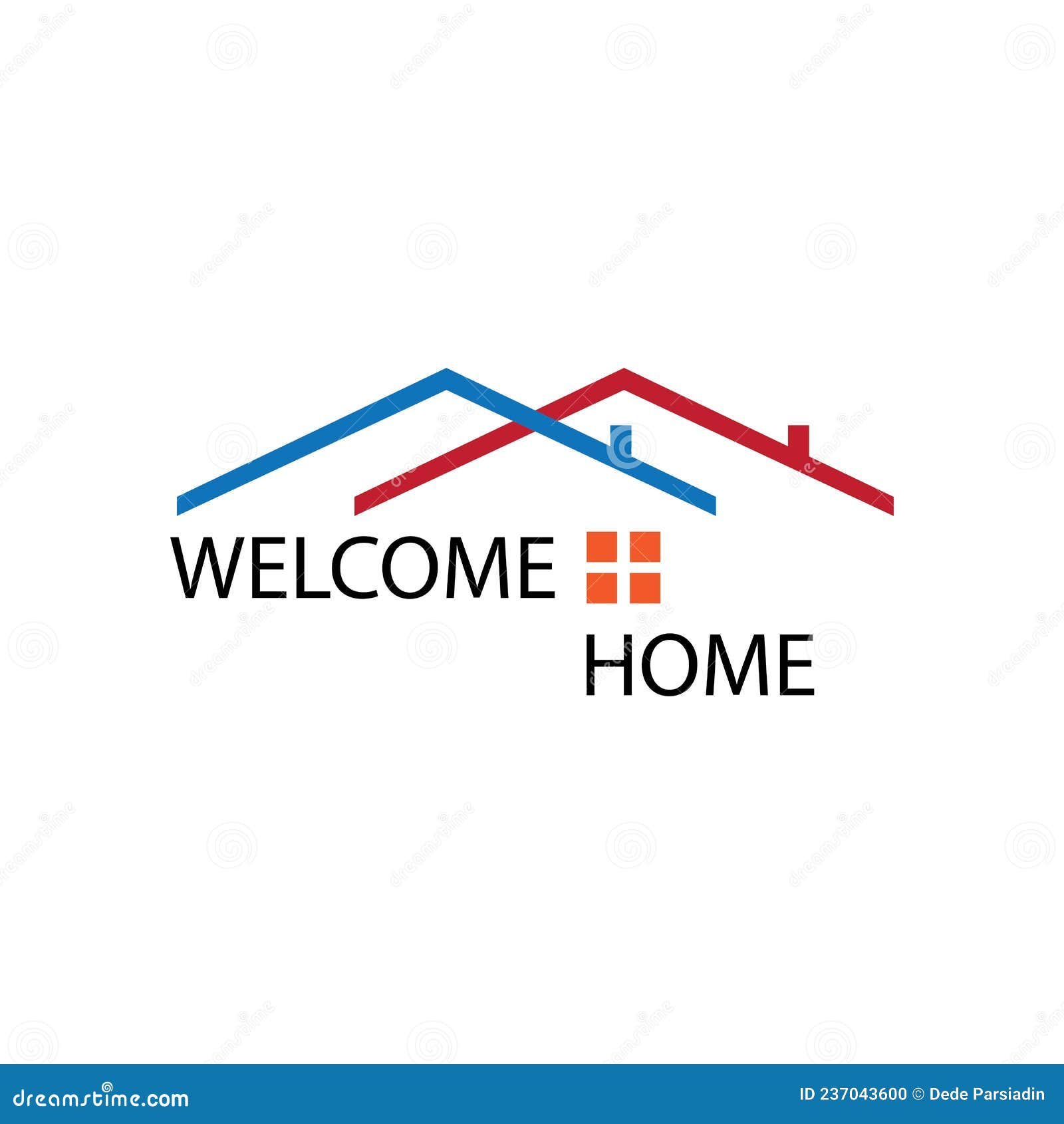 Welcome Home Logo Symbol Illustration Design Template Stock Vector ...