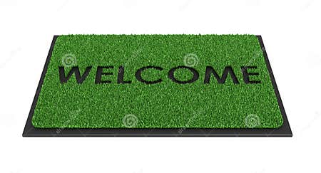 Welcome mat stock illustration. Illustration of greeting - 14808968